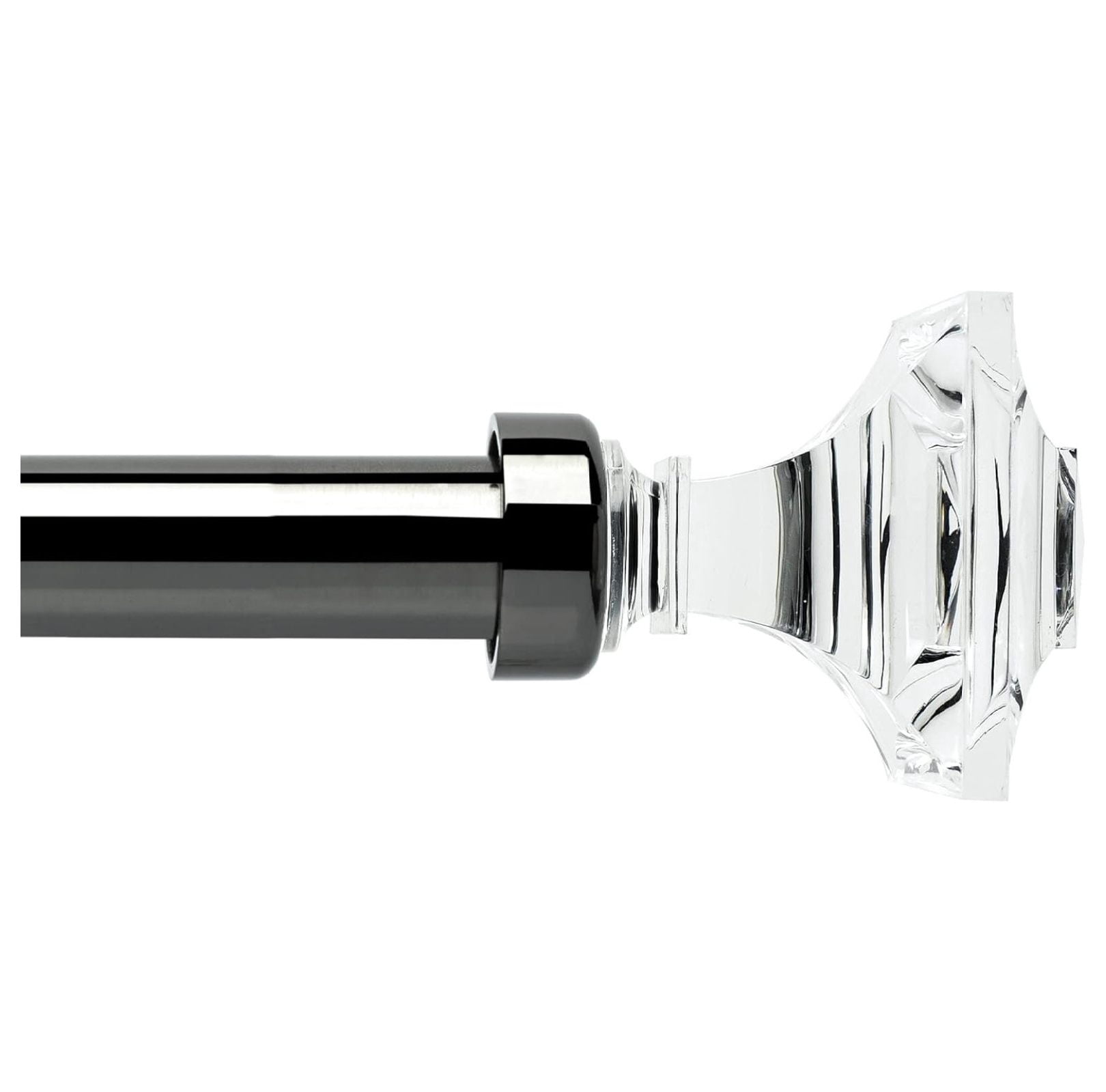 Deng rui 72 to 144 Inches Adjustable Curtain Rod For Windows with ...