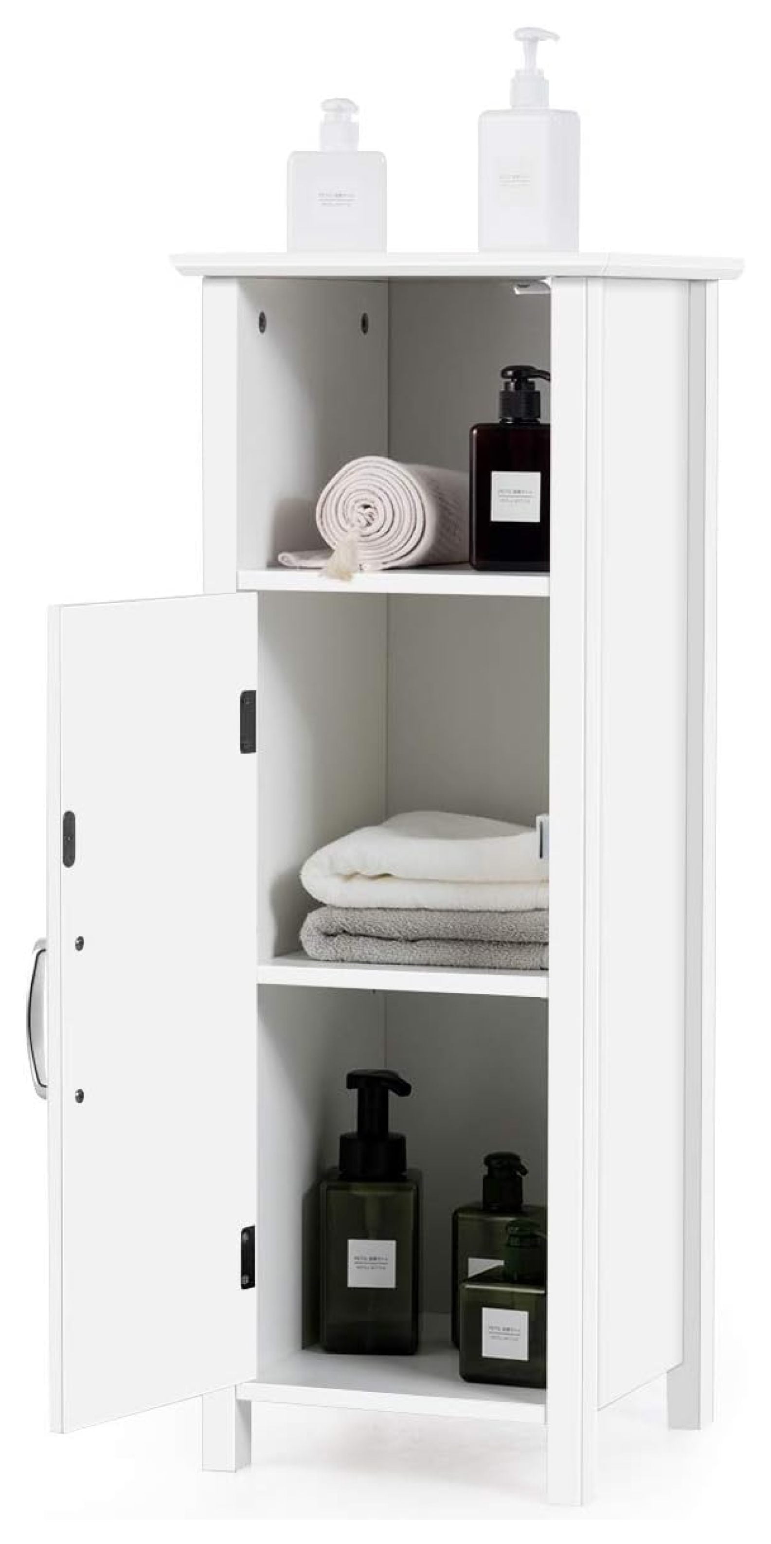 Deng rui Bathroom Storage Cabinet, Freestanding Narrow Storage ...