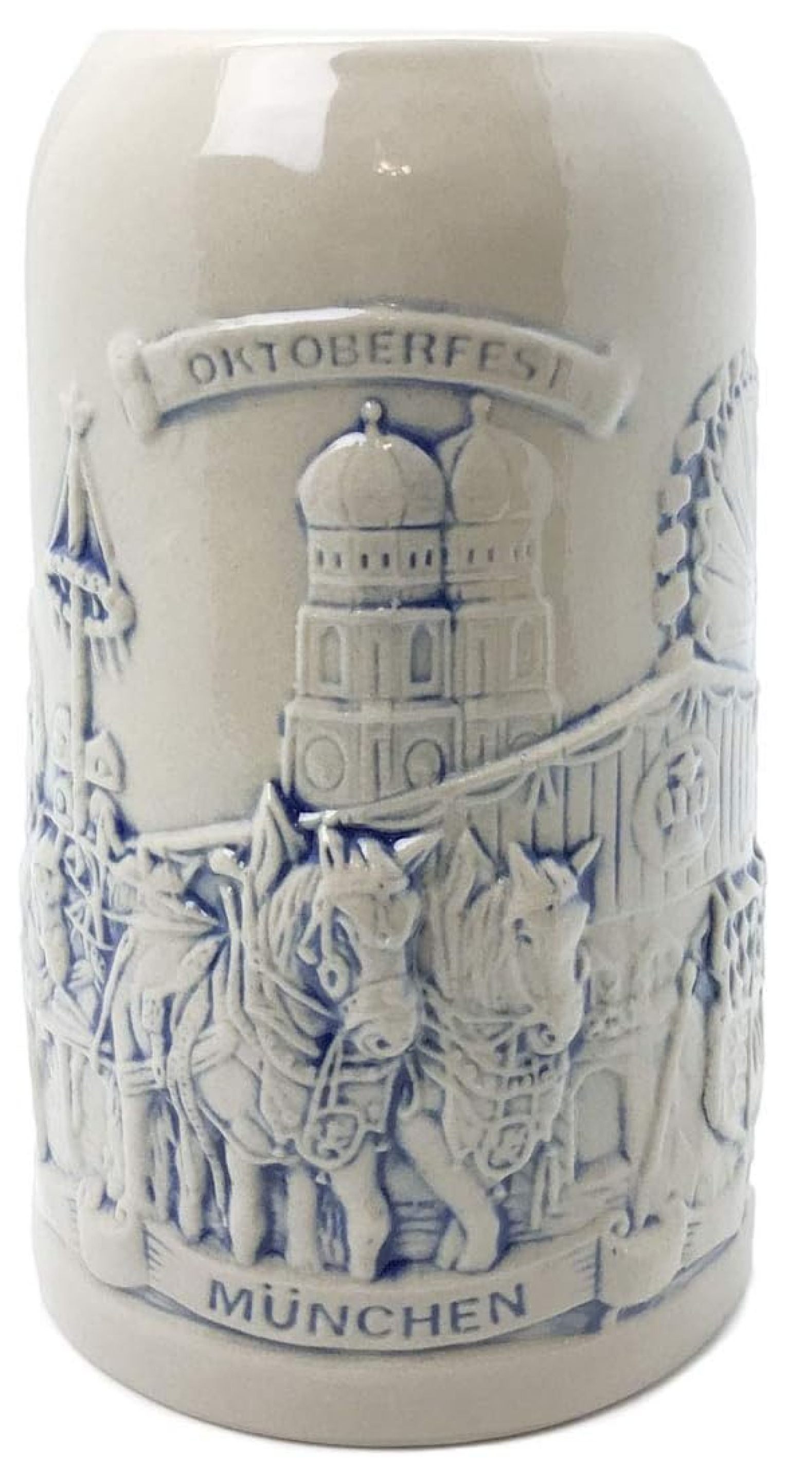 Deng rui Beer Stein Munich Beer Wagon Stoneware Beer Mug by E.H.G | .5 ...