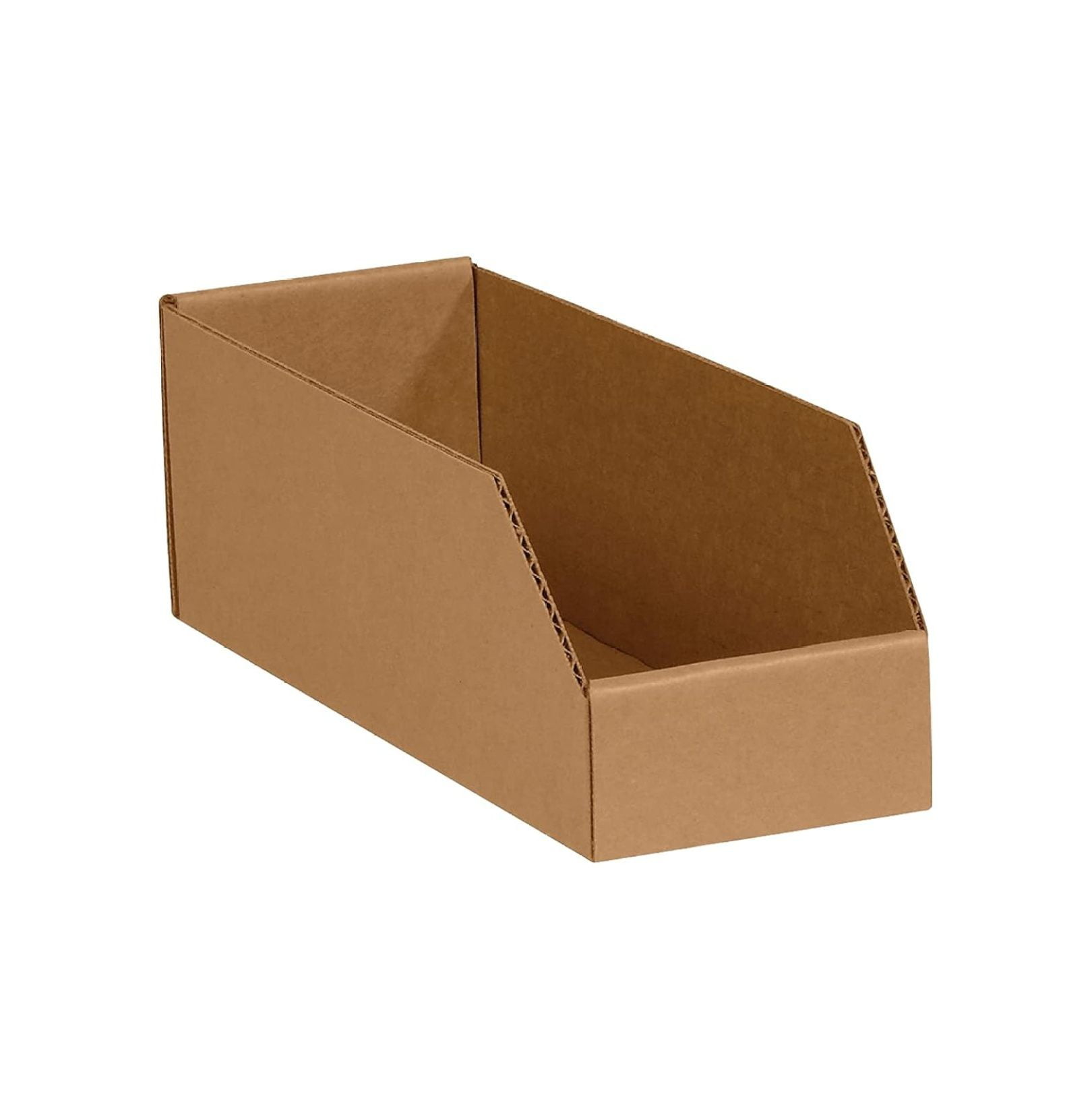 Deng rui Cardboard Storage Bins, Open Top Bin Box, 50-Pack | Small for ...