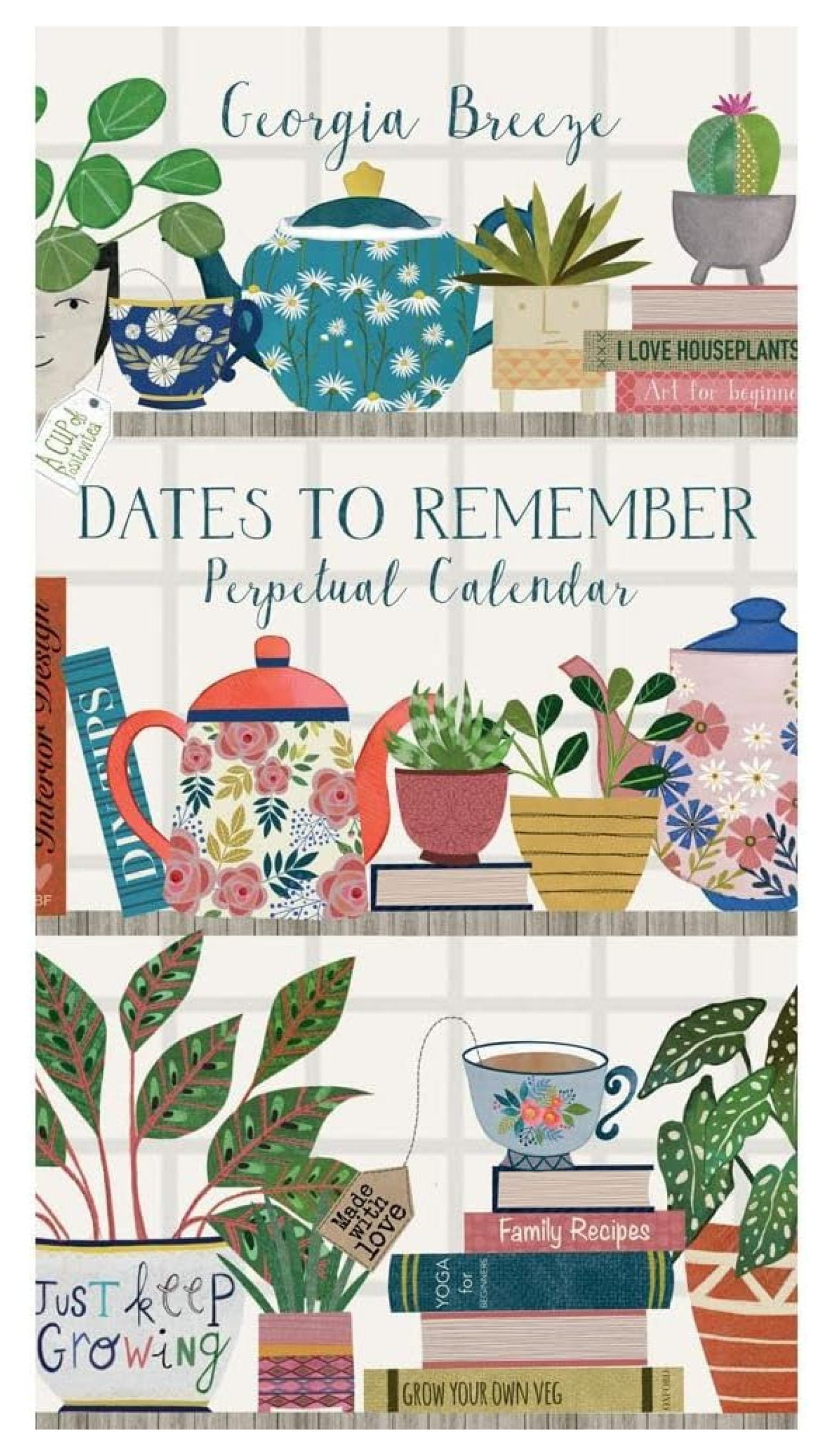 Deng rui, Dates To Remember Perpetual Wall Calendar - Walmart.com