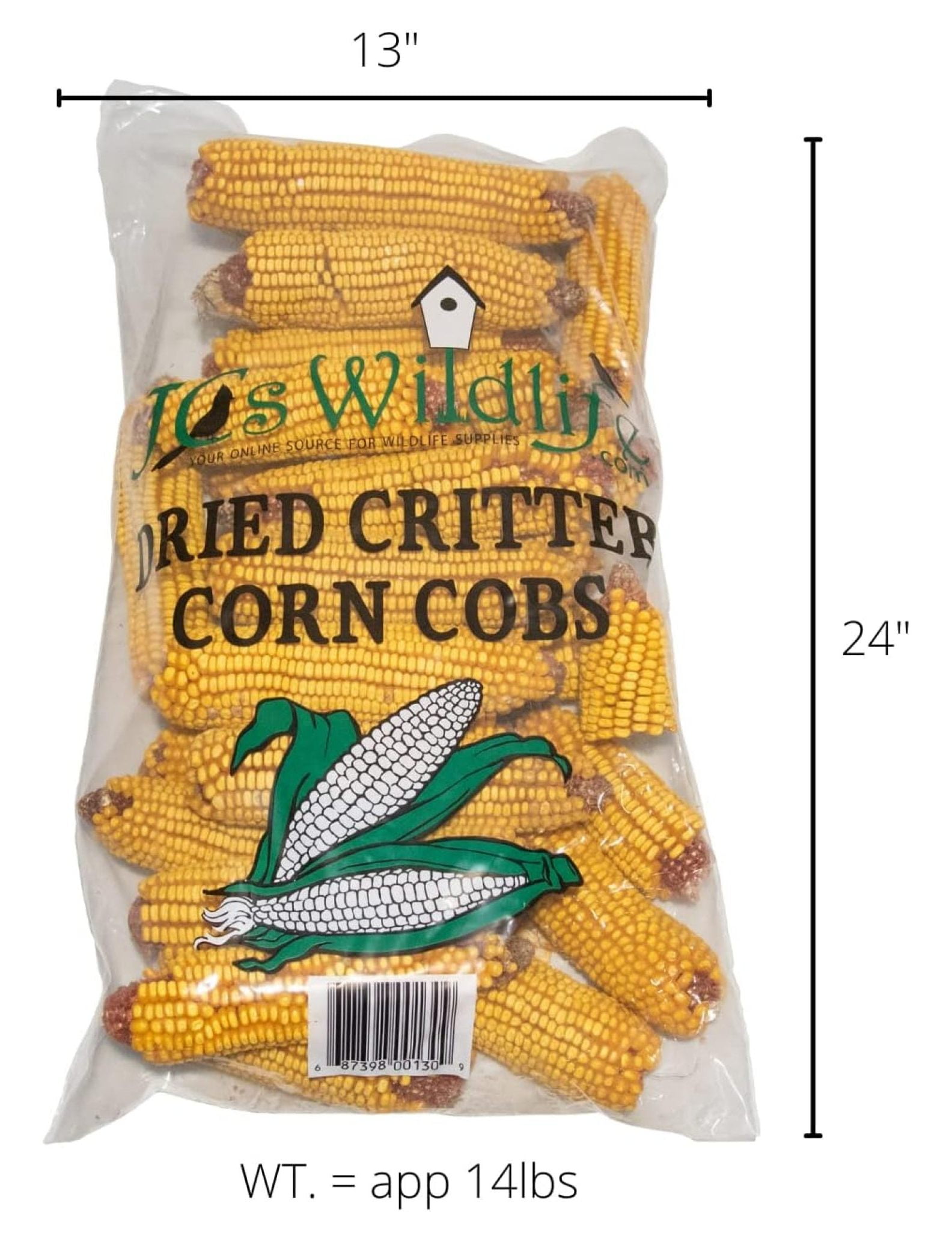 Deng rui Dried Squirrel Corn Bag - Each Bag Weighs About 14 lbs - Great ...