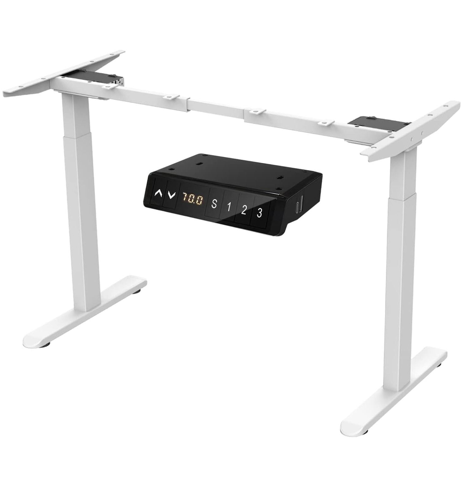 Deng rui Dual Motor Electric Stand Up Desk Frame Ergonomic Standing ...