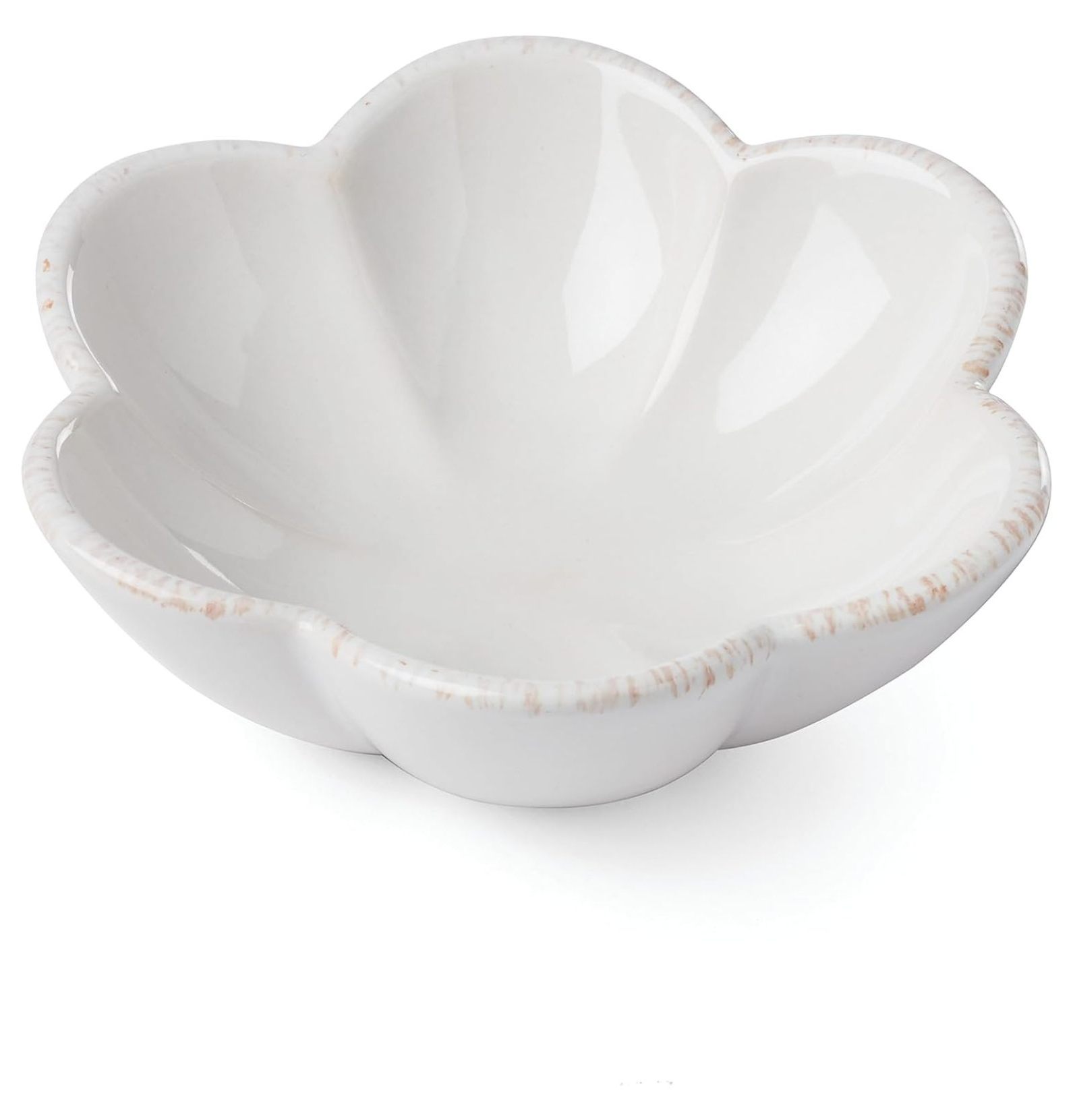 Deng rui French Perle Scallop Ring Dish, 1 Count, White - Walmart.com