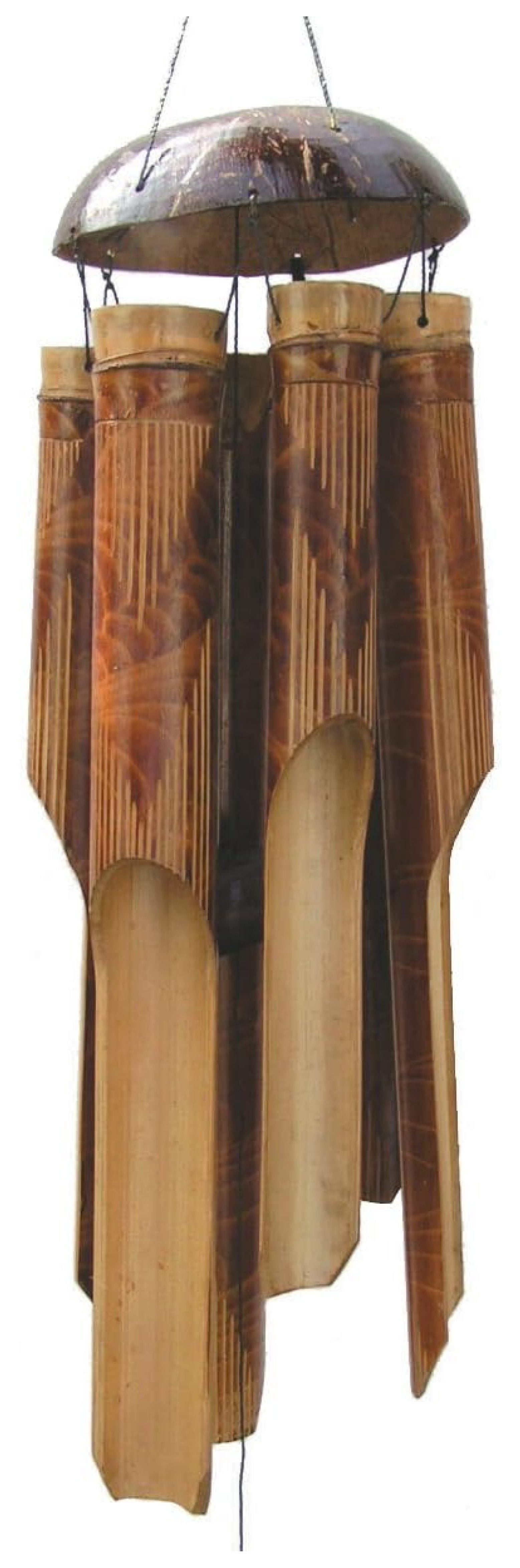 Deng rui Gifts Bamboo Wind Chimes | Large 45 inch | Natural Beautiful ...