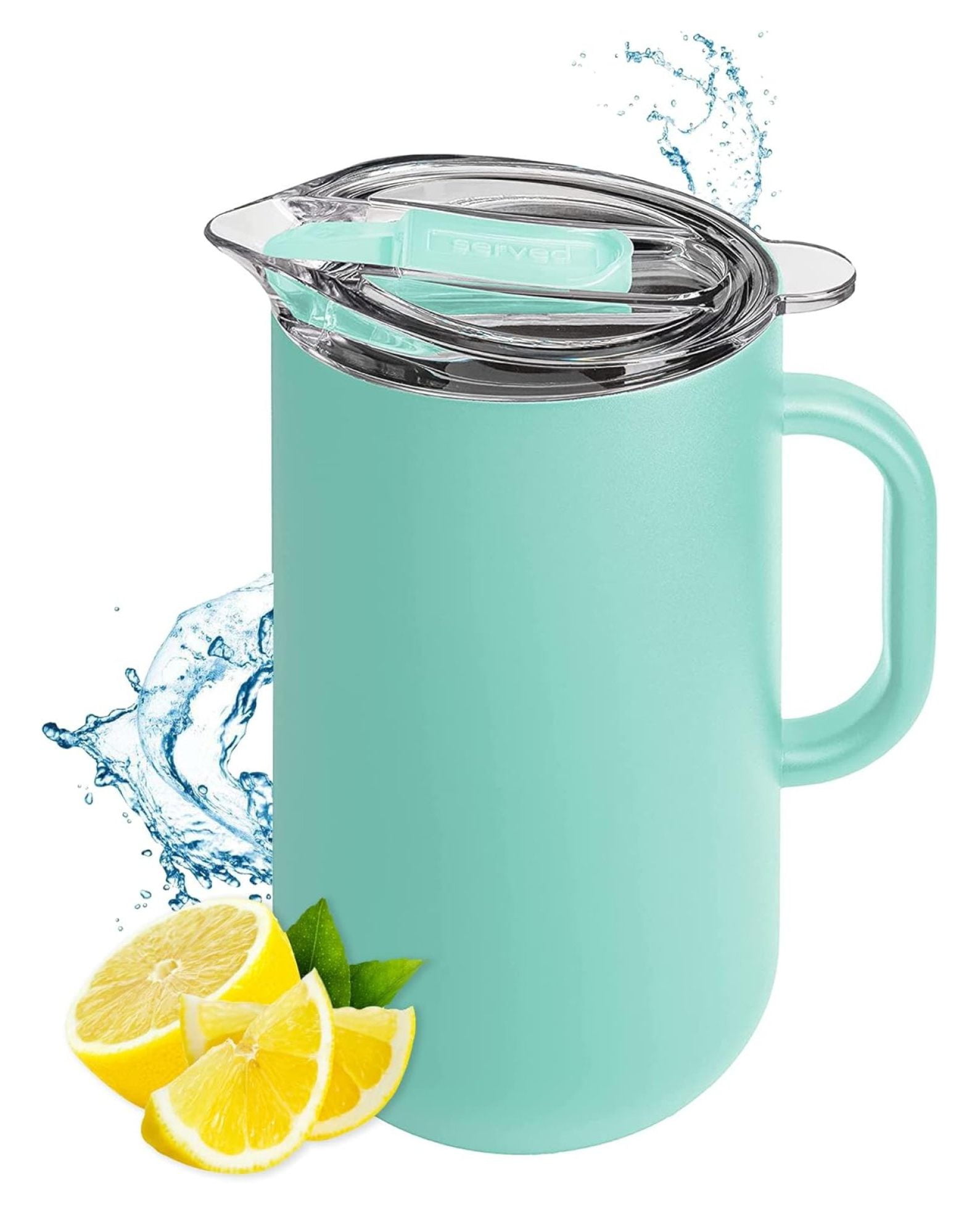 Deng rui I Premium Pitcher (2L) - Keep Drinks Cold or Hot for Hours ...