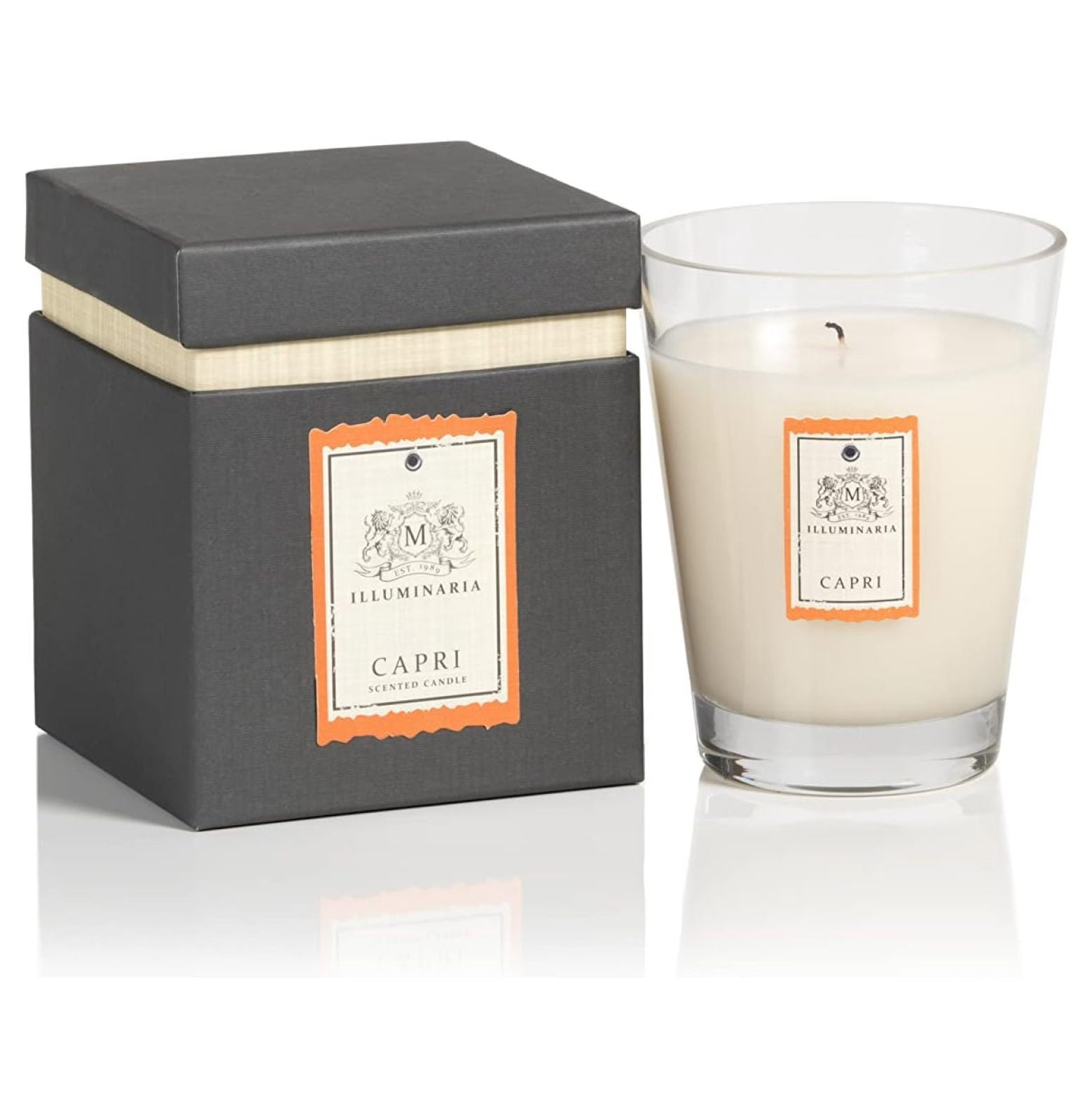 Deng rui Illuminaria Collection Scented Candle Small Glass Jar in Gift ...