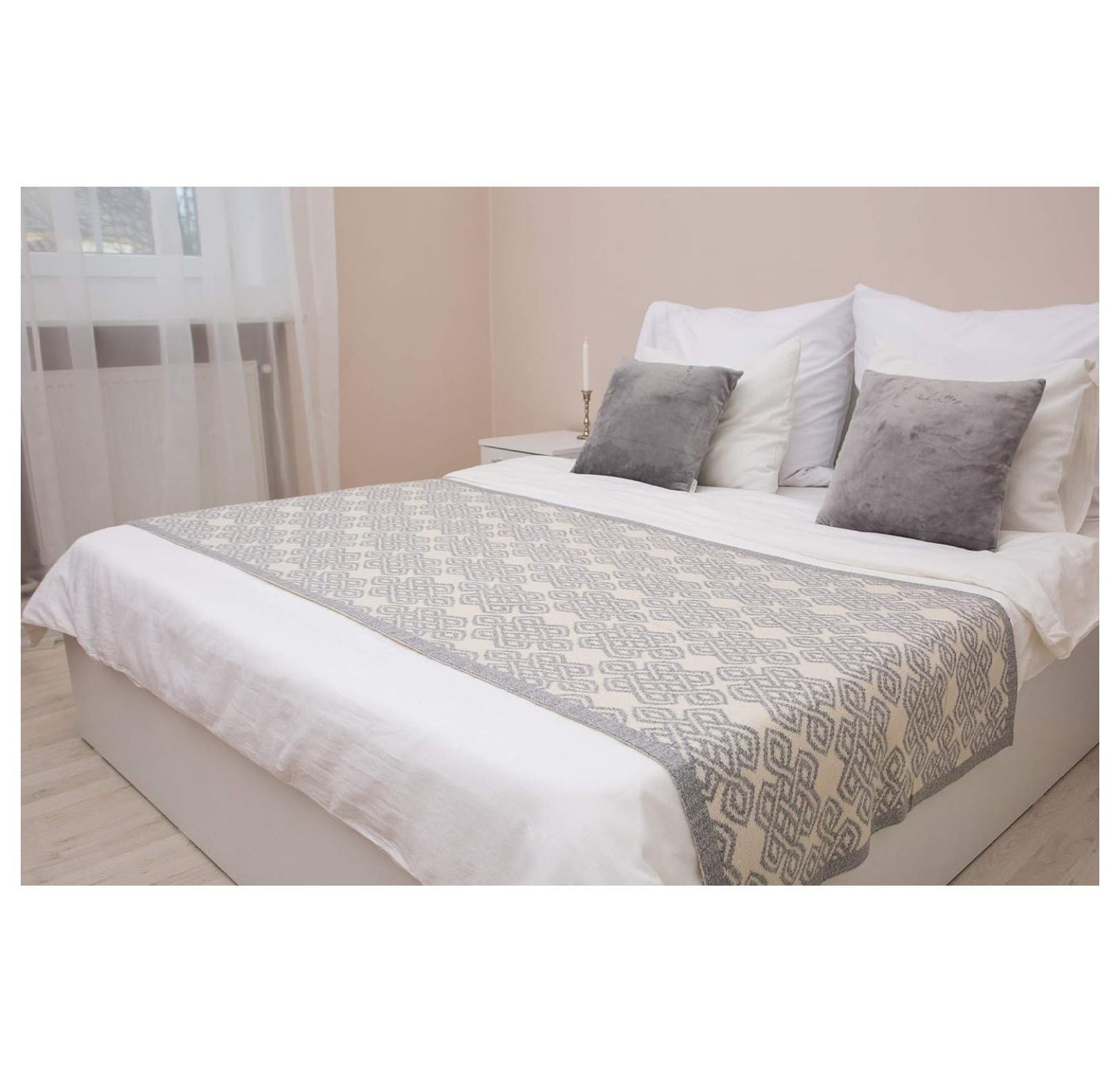 Deng rui Knitted Bed Scarf - Walmart.com