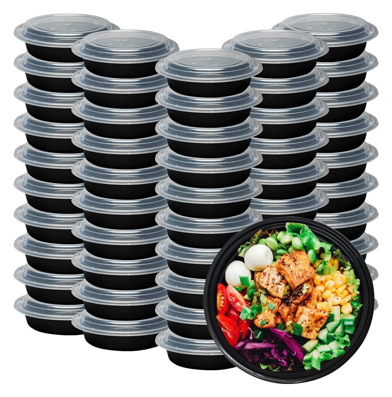Deng rui Meal Prep Containers with Airtight Lids, BPA , Reusable ...