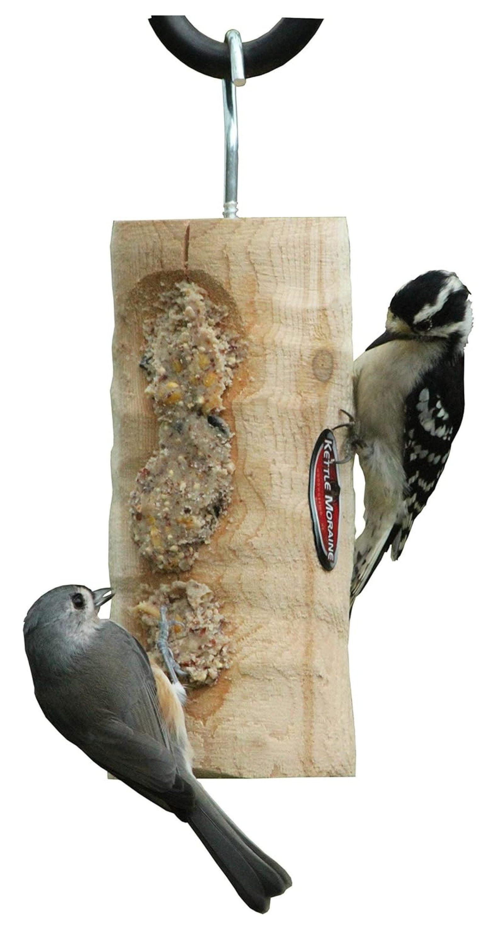 Deng rui Mini Cedar Upside Down Clinger Or Vertical Suet Plug Log ...