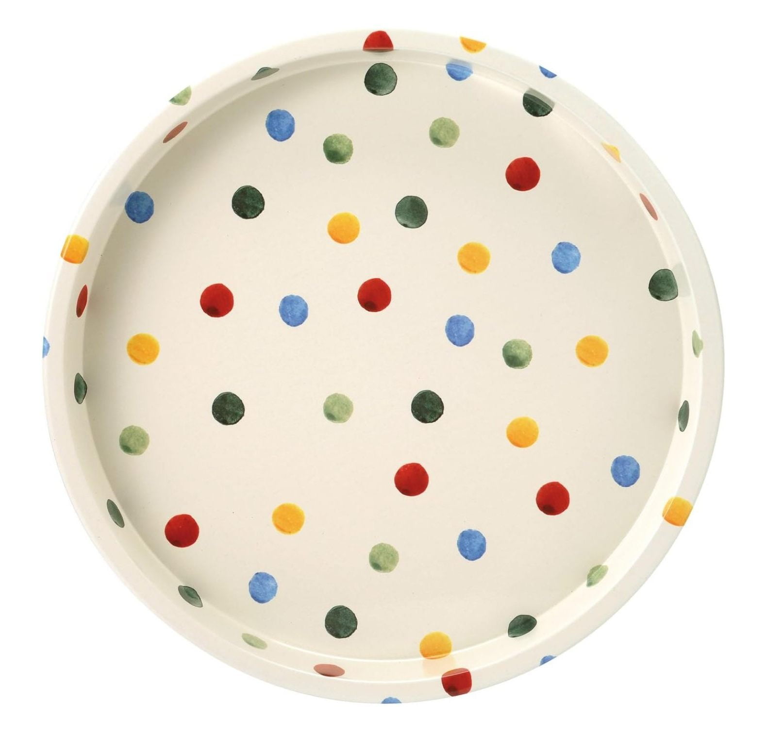 Deng rui Polka Dot Spotty Deepwell/Drinks Tray - Walmart.com