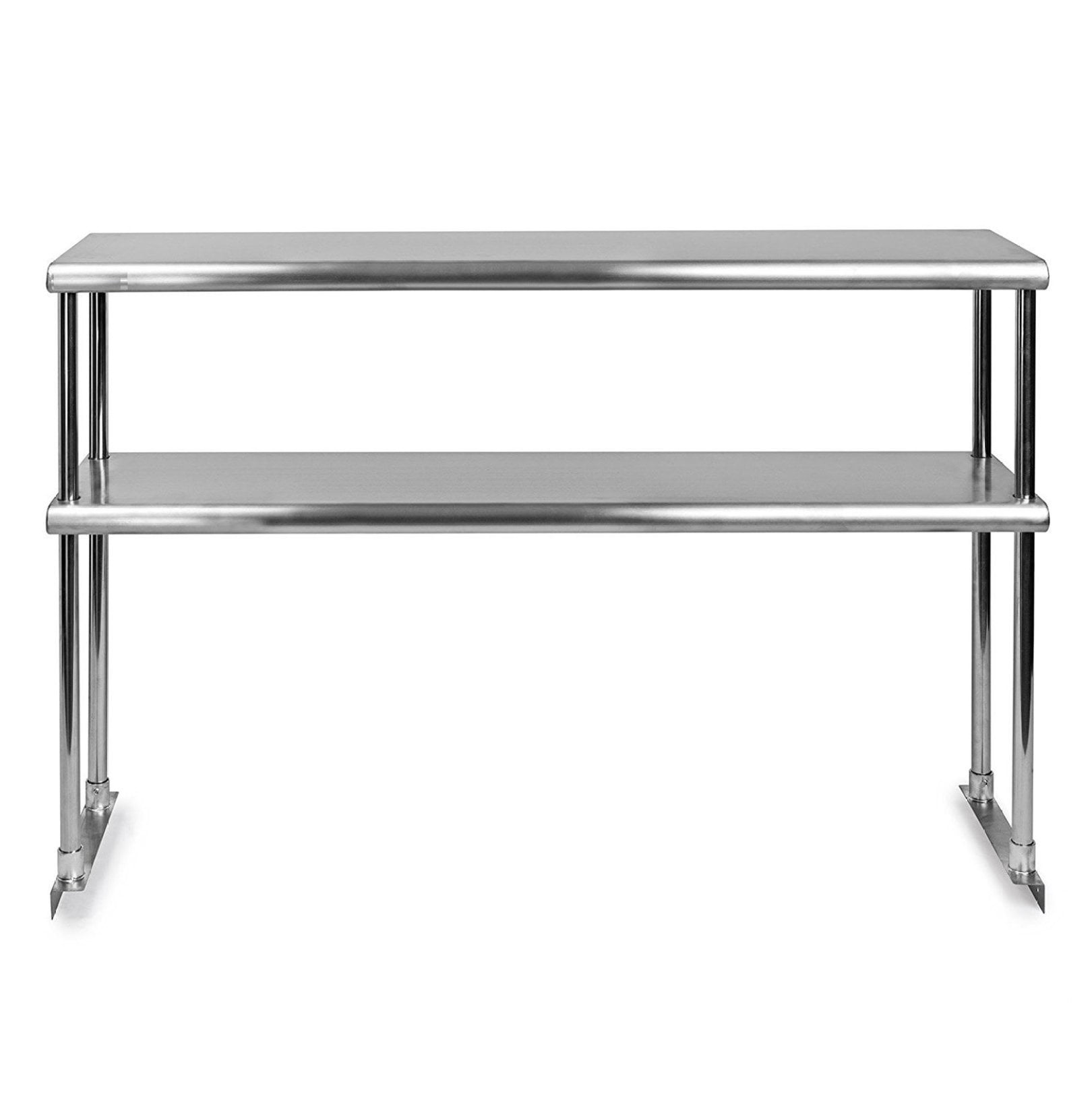 Deng rui Stainless Steel Double Overshelf for Prep Work Table 18 x 36 - NSF - Walmart.com