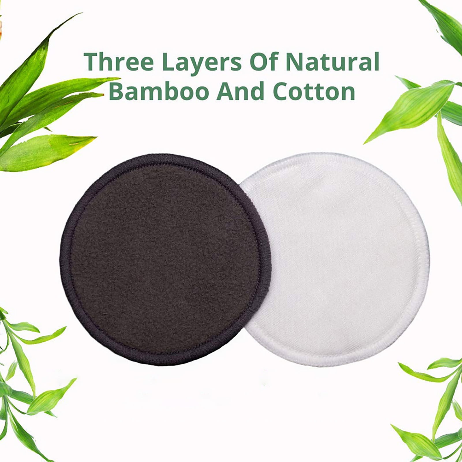 Dengjunhu 16Pcs Reusable Makeup Remover Pads|With Washable Laundry Bag ...
