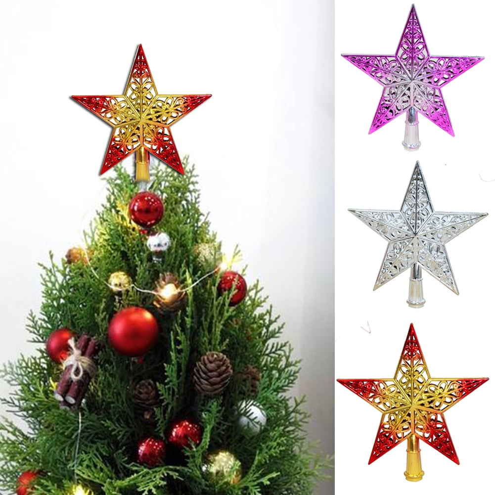 Dengjunhu 3Pcs Christmas Tree Topper, Christmas Star Tree Topper ...