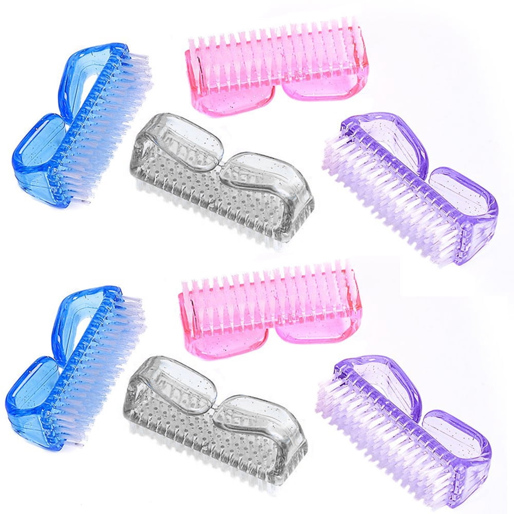 Dengjunhu 4Pcs Handle Grip Nail Brush, Fingernail Scrub Cleaning ...