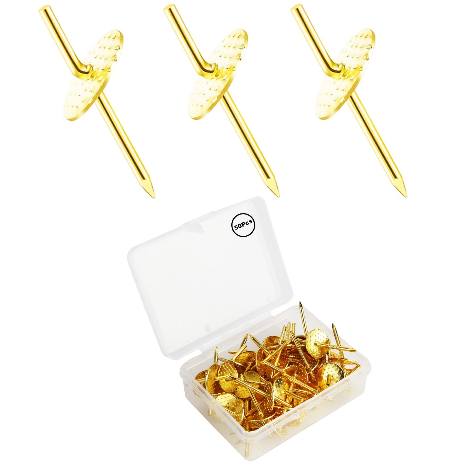 Dengjunhu 50Pcs/Set Picture Hangers, 20lbs Assorted One Step Hangers ...