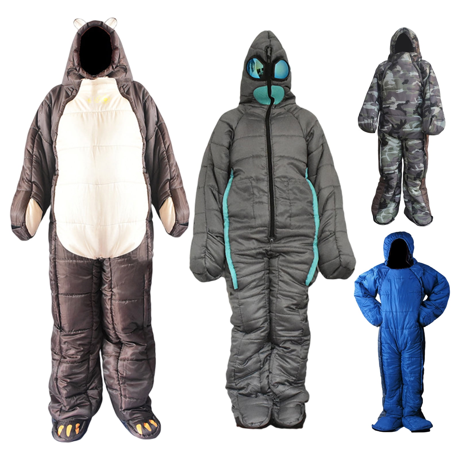 Dengjunhu Alien Sleeping Bag,Adult Wearable Sleeping Bag with Arm Legs ...