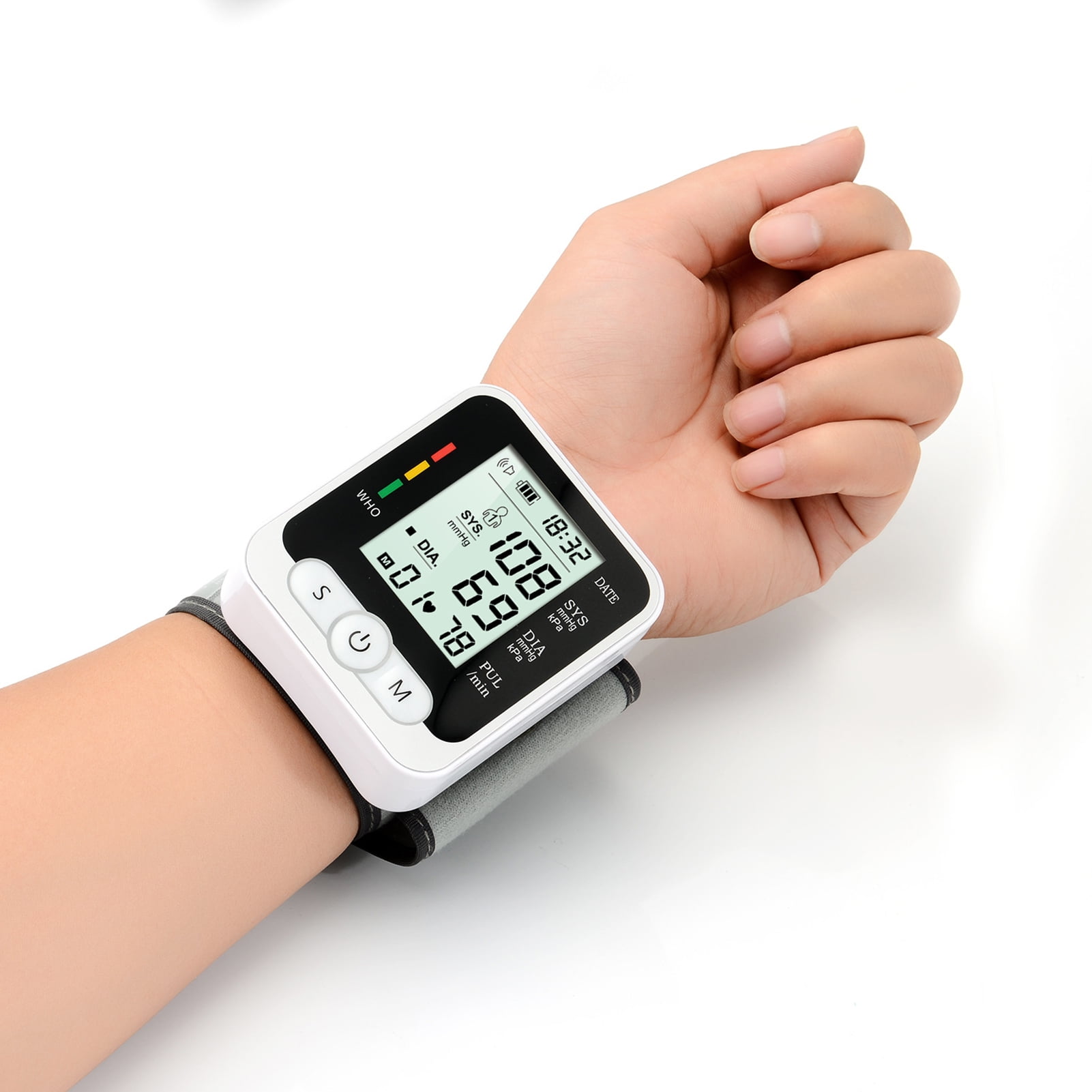 Dengjunhu Blood Pressure Monitor Automatic Wrist Cuff Monitors ...