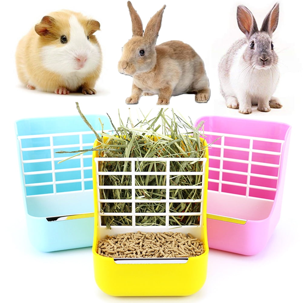 Dengjunhu Bunny Feeder for Cages Rabbit Feeder Bunny Feeder Guinea Pig ...