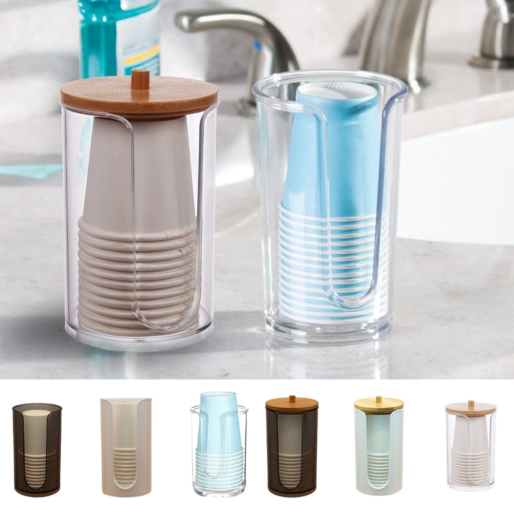 Dengjunhu Cosmetic Cotton Pads Storage Rack - Large Capacity Dispenser ...