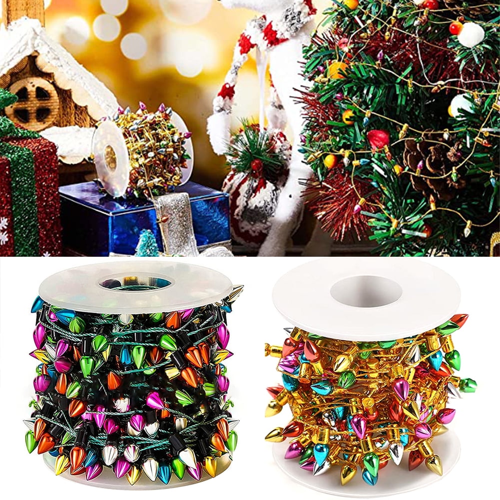 Dengjunhu Fake Light String Christmas Tree Bulb Garland Decoration Doll ...
