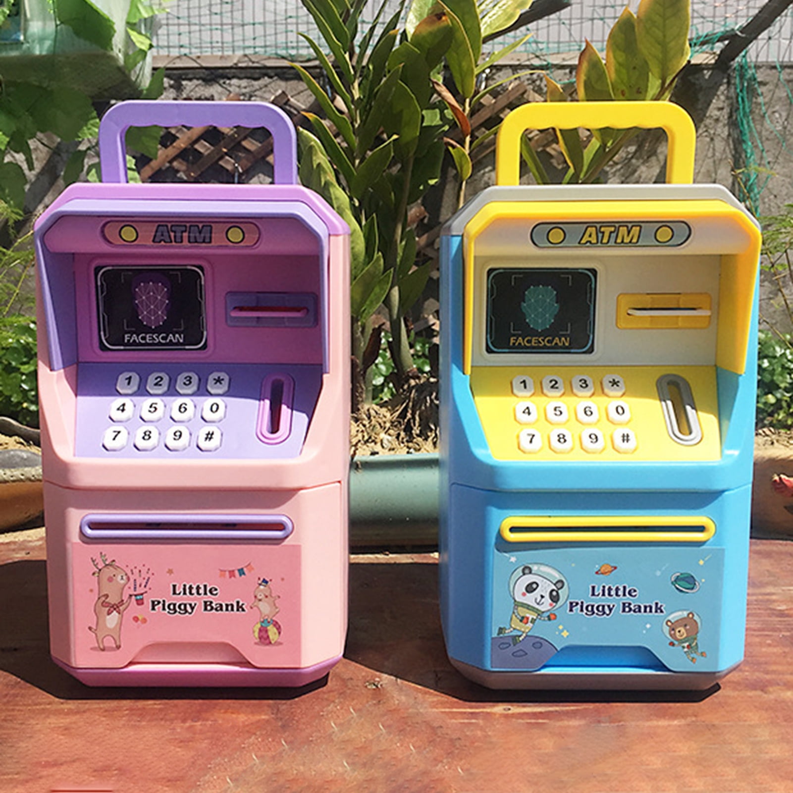 Dengjunhu Money Banks, Electric ATM Bank Mini ATM Password Saving Banks ...
