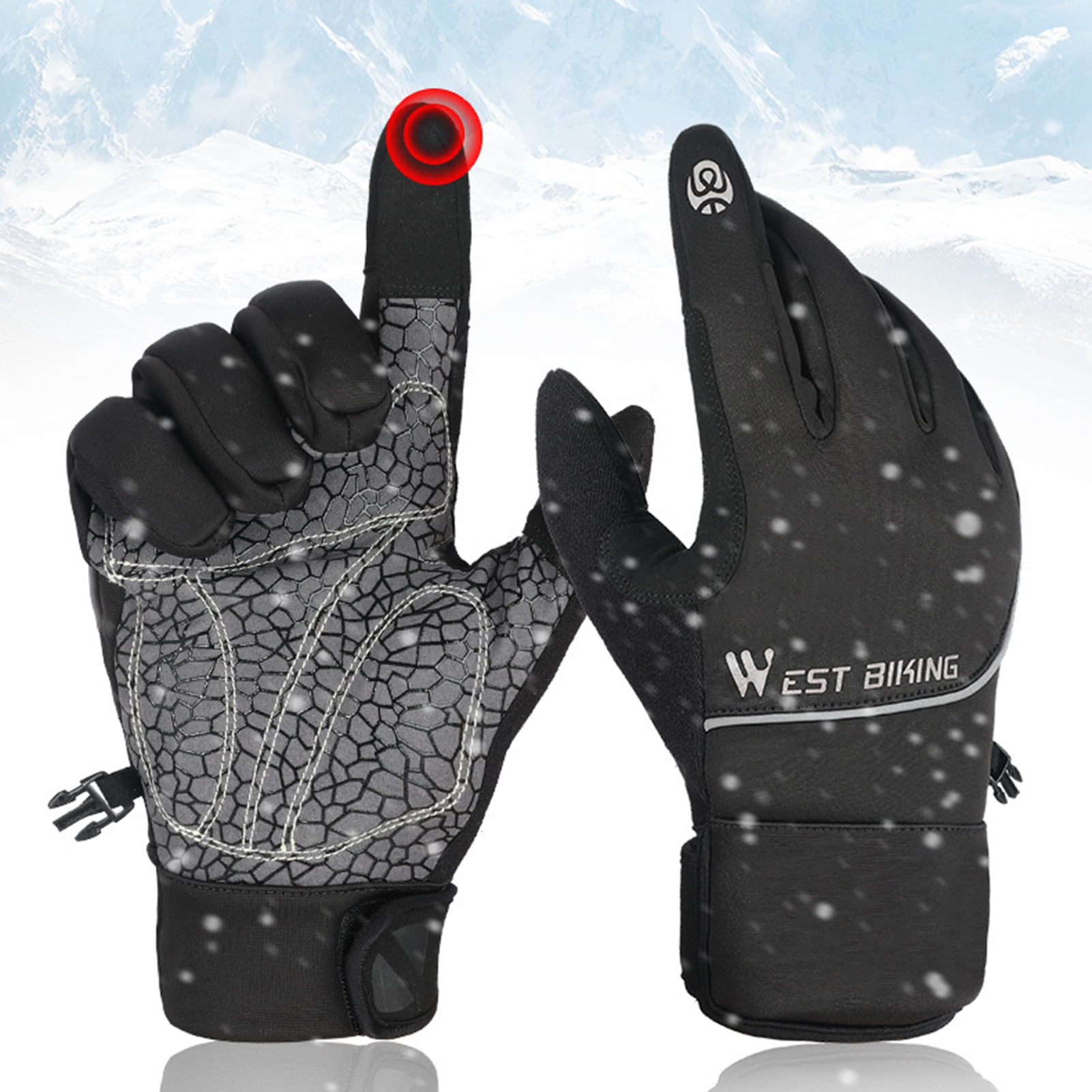 Dengjunhu Thermal Winter Gloves for Men Women Freezer Warm Gloves Anti ...