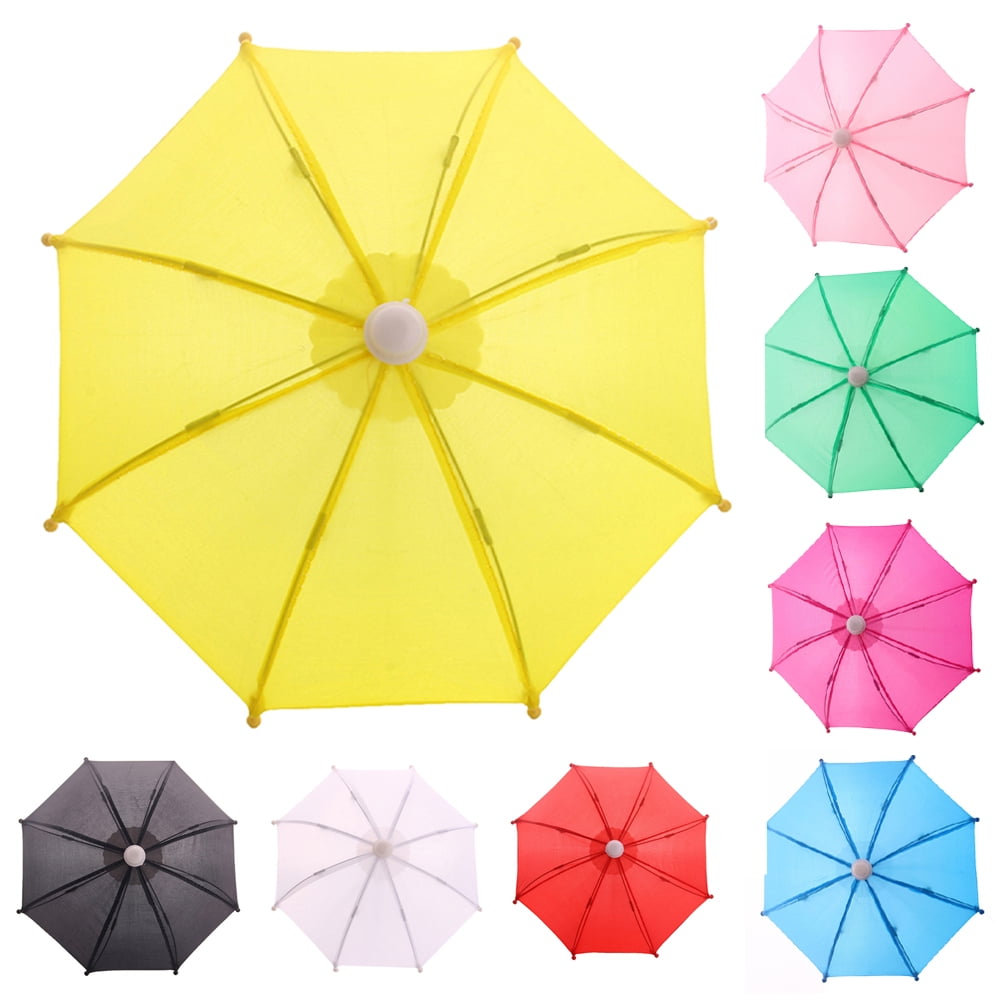 Dengjunhu Tiny Umbrellas Mini Doll Umbrella Scene Decoration Small ...