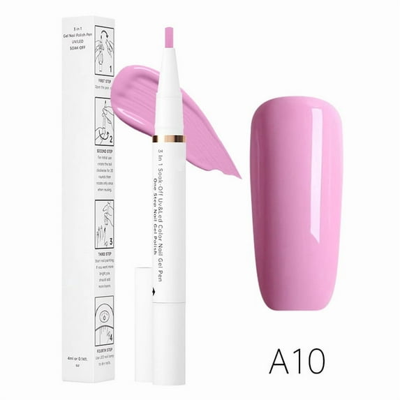 Dengmore 24 Colors 3-in-1 LED Gel Nail Polish Pen Set No Base or Top ...