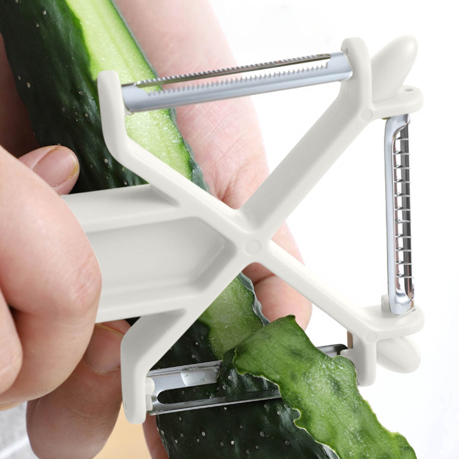 Dengmore 3 in 1 Multifunctional Fruit and Vegetable Peeler Stainless ...