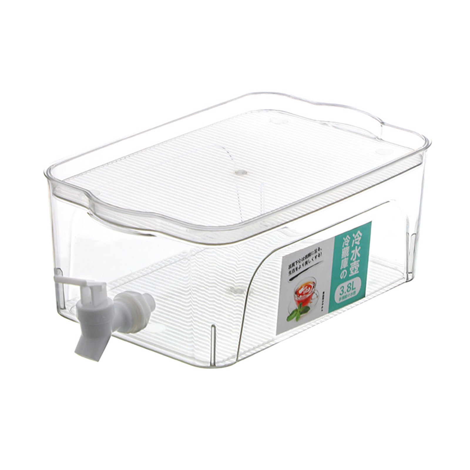 Dengmore 3.8L Beverage Dispenser Plastic Drink Dispenser with Faucet ...