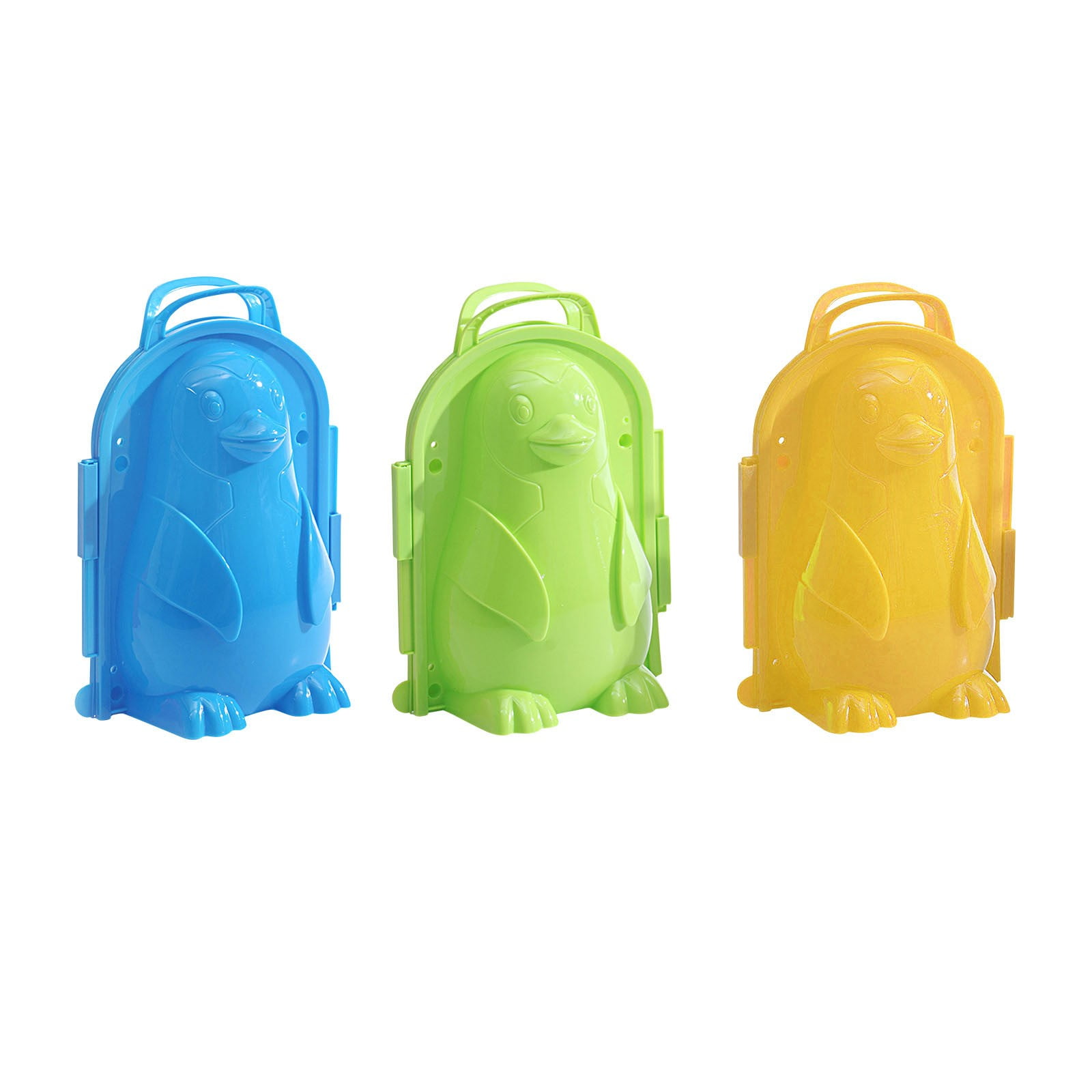 Dengmore 3 Pack Snow Mold and Sand Mold – Lovely 3D Penguin Shape Snow ...