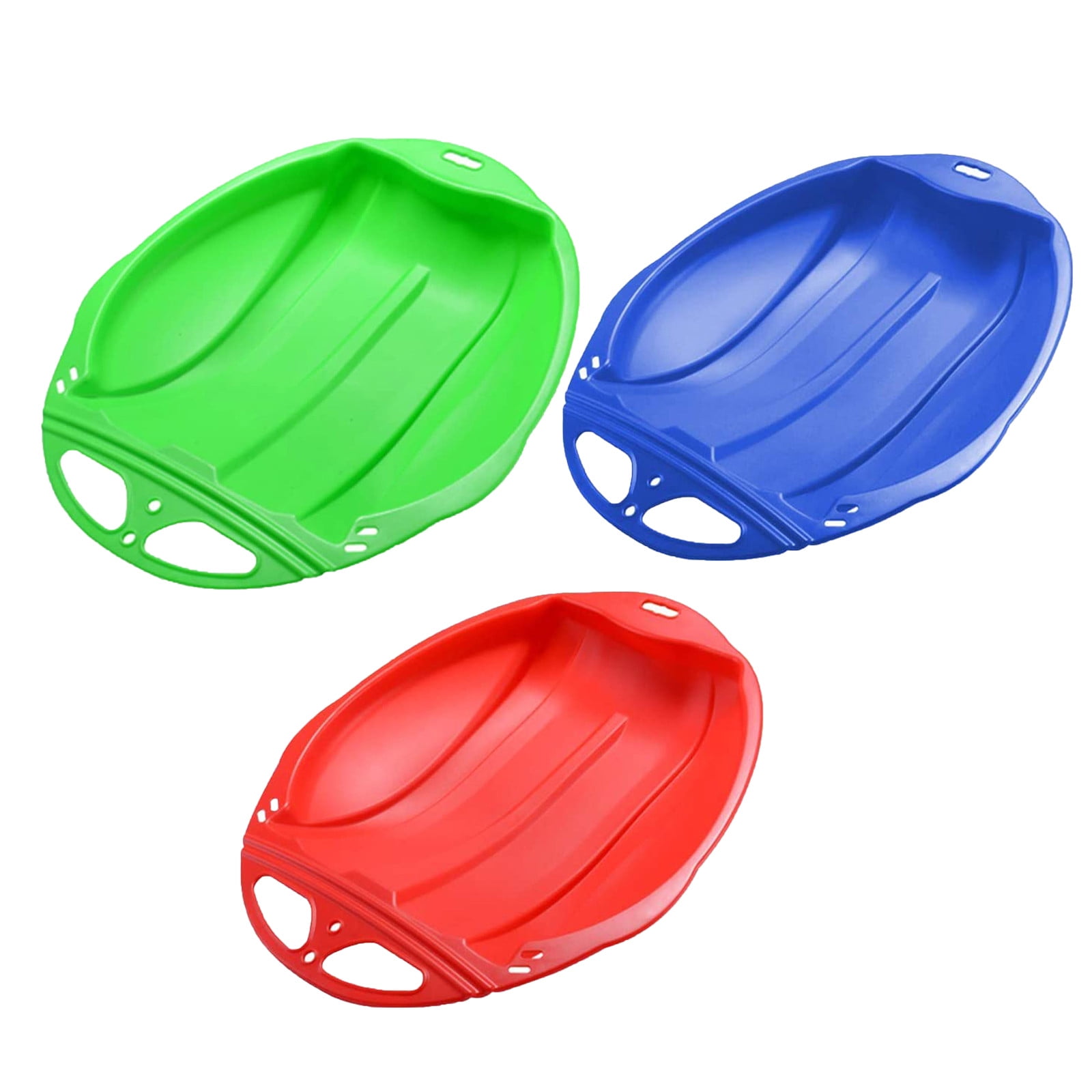 Dengmore 3pcs Snow Sled for Kids Saucer Sleds Durable Downhill Sprinter ...