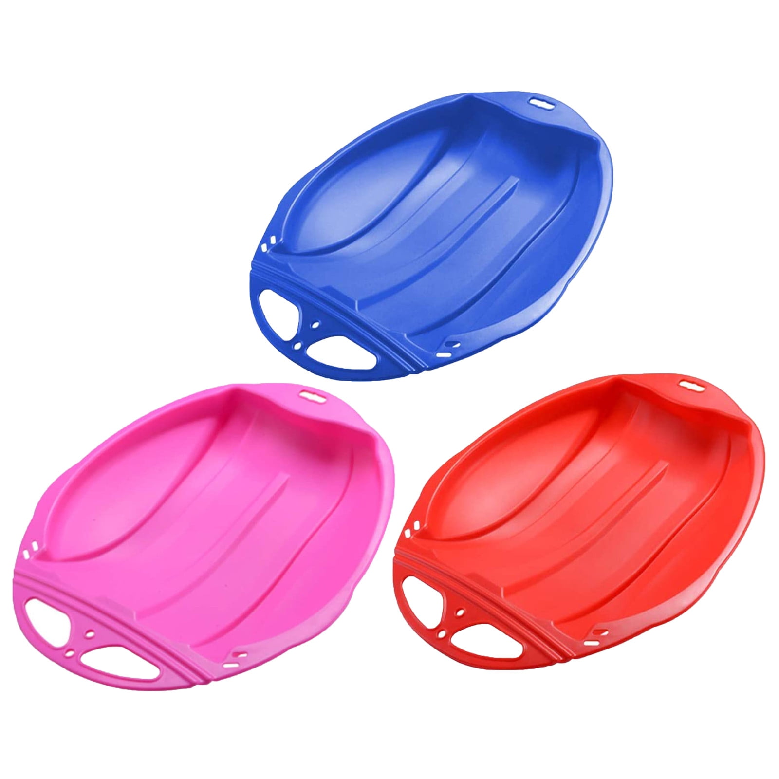 Dengmore 3pcs Snow Sled for Kids Saucer Sleds Durable Downhill Sprinter ...