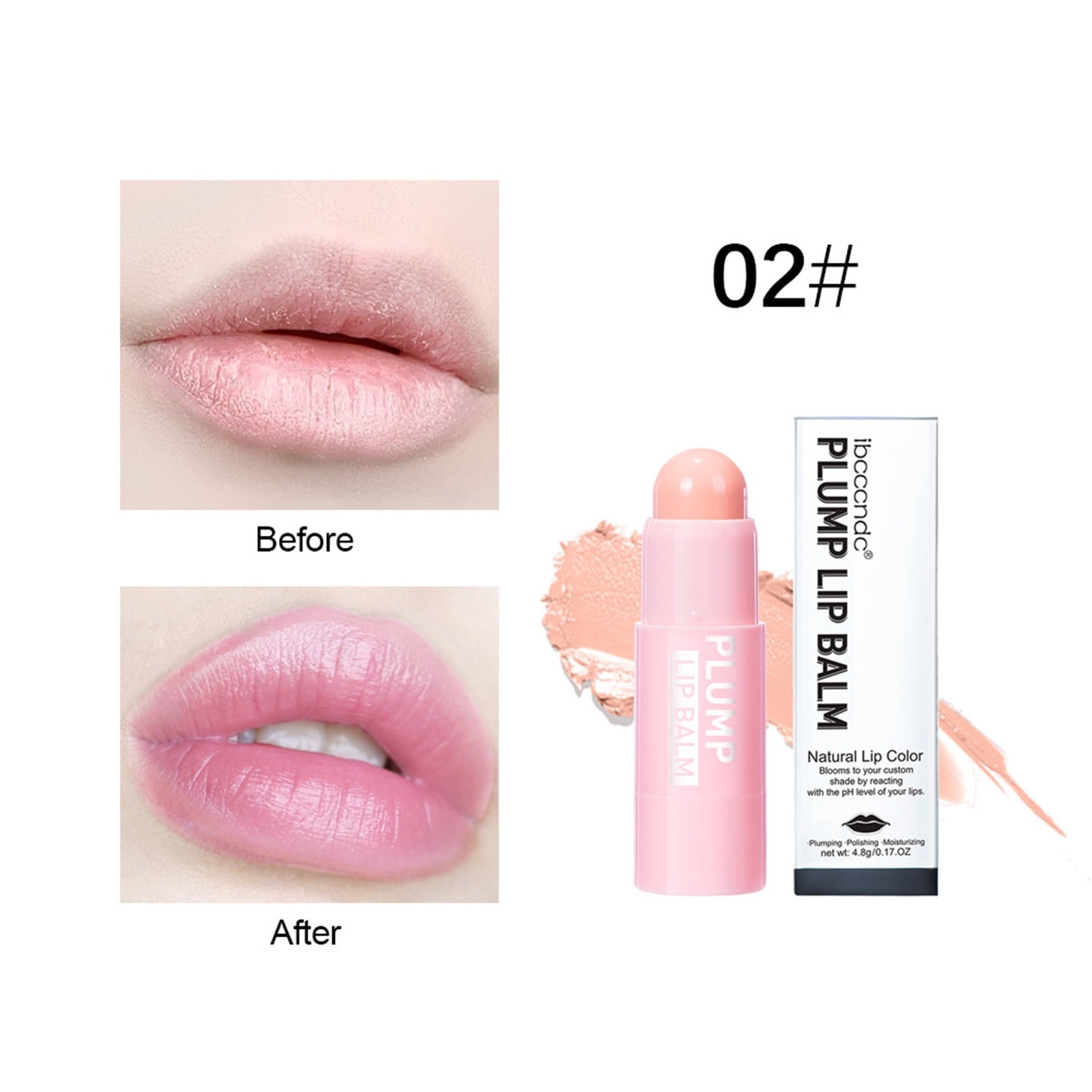Dengmore 4 Colors Moisturizing Lip Balm Stick for Dry Lips, Antichapped ...
