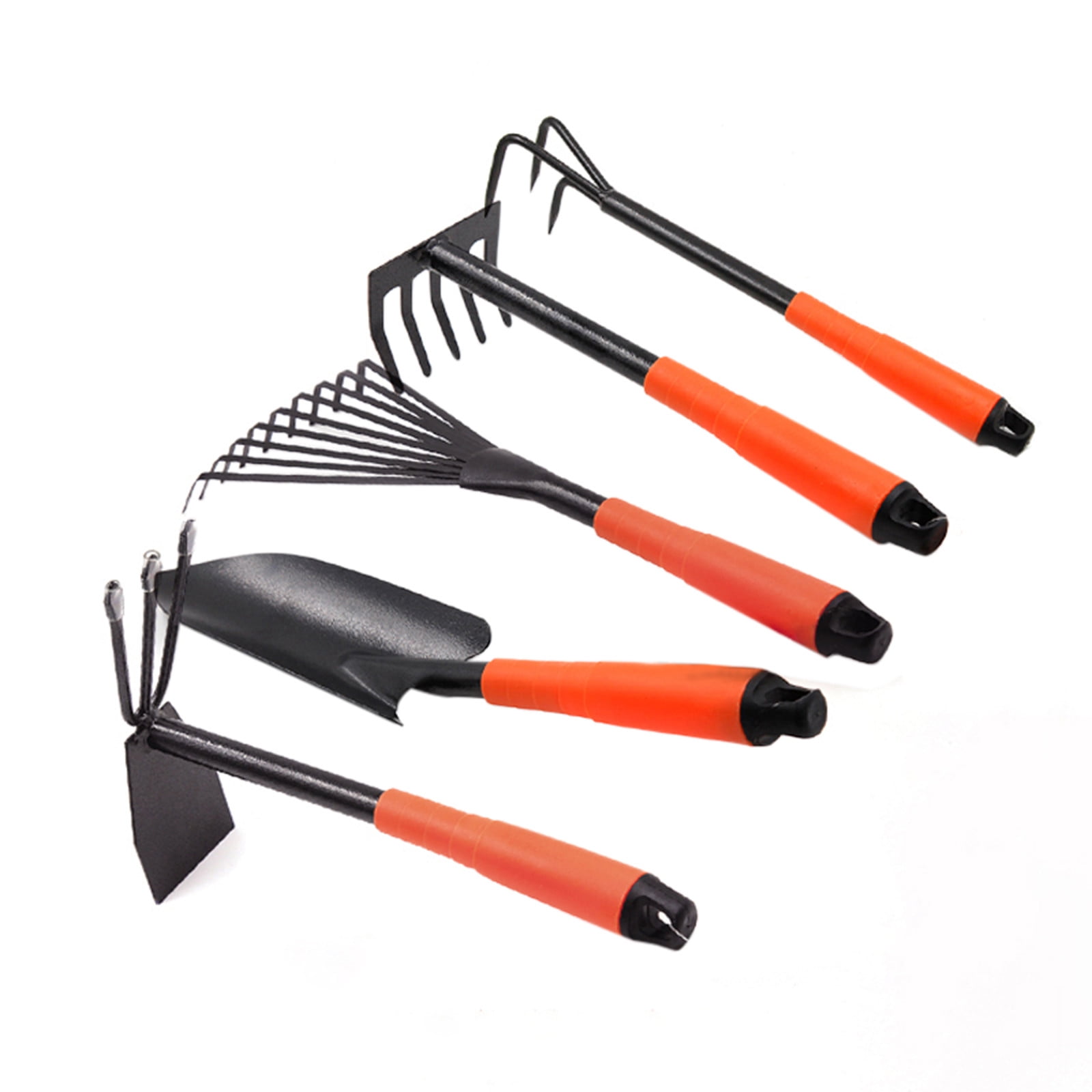 Dengmore 5 PCS Gardening Tools Set, Heavy Duty Garden Tool Kit with ...
