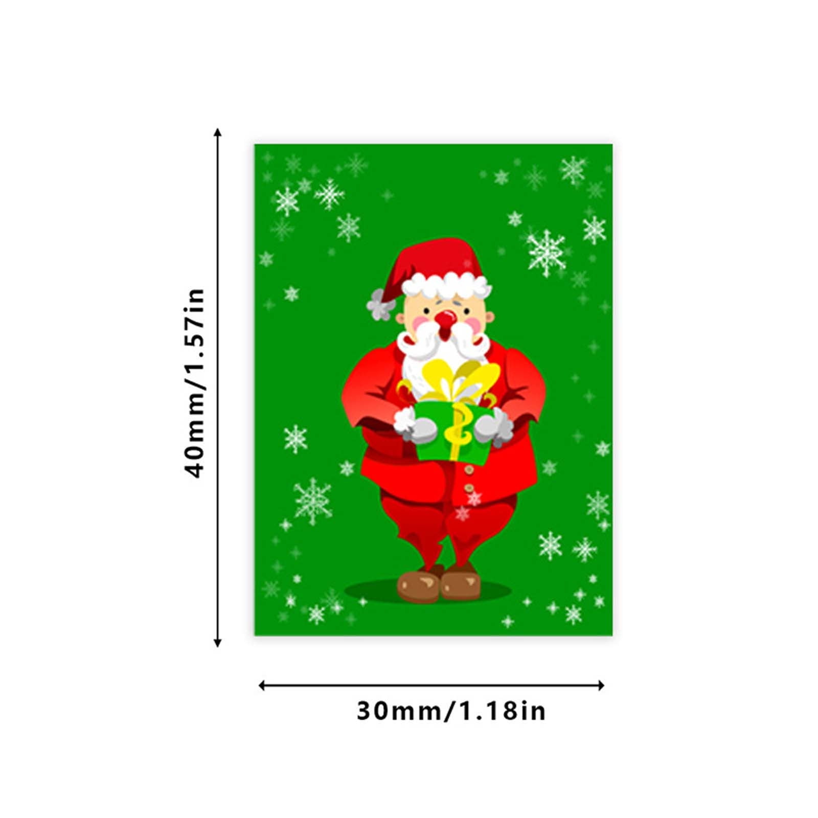 Dengmore 500Pcs Christmas Sticker Label Self-Adhesive Merry Christmas ...