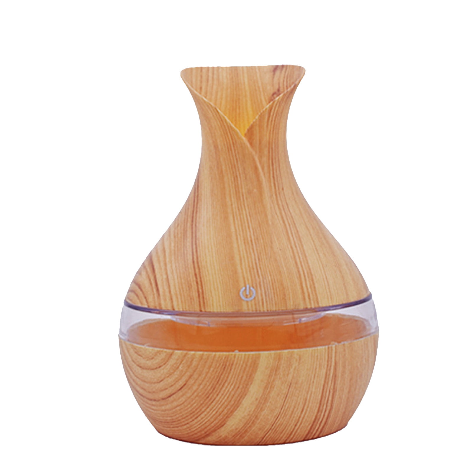 Dengmore 5V Wood Grain Household Humidifier 300ml Colorful LED ...