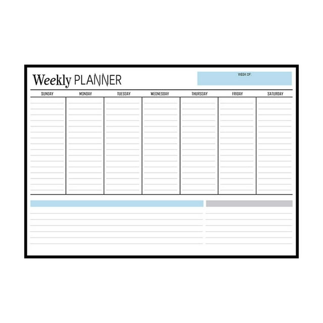 Dengmore A3 Magnetic Dry Erase Monthly Calendar for Fridge Planner ...