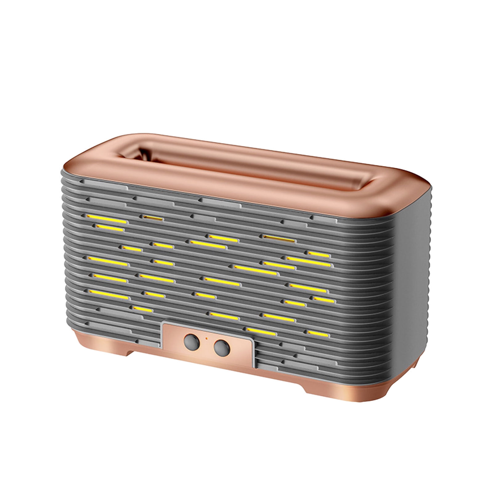 Dengmore Aromatherapy Cool Mist Humidifier 350ml Simulated Flames Night ...