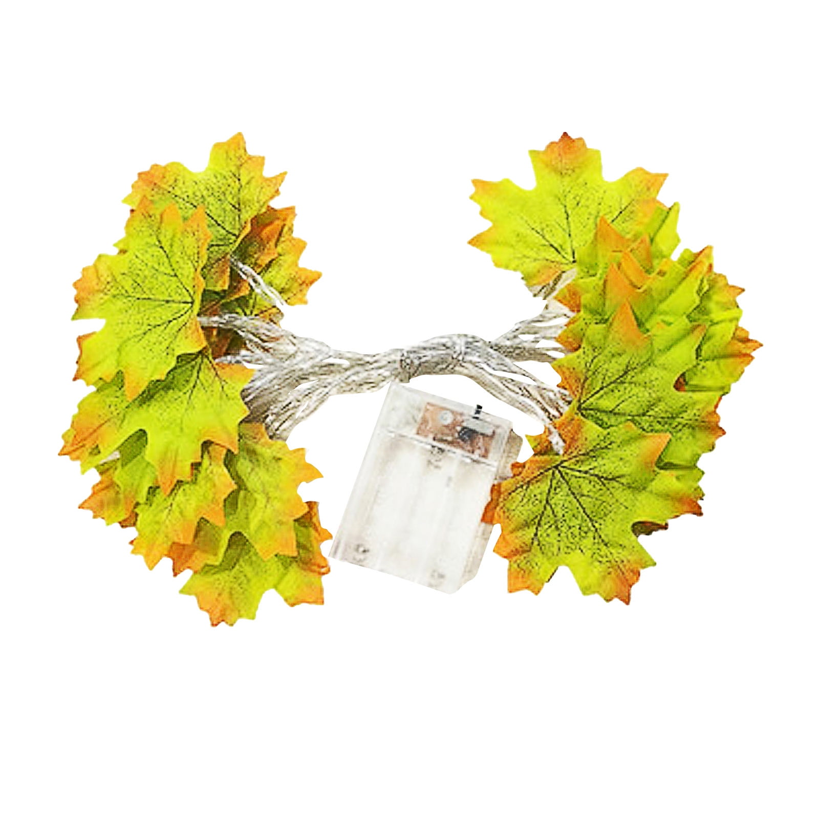 Dengmore Autumn Themed String Lights Thanksgiving LED Simulation maple ...