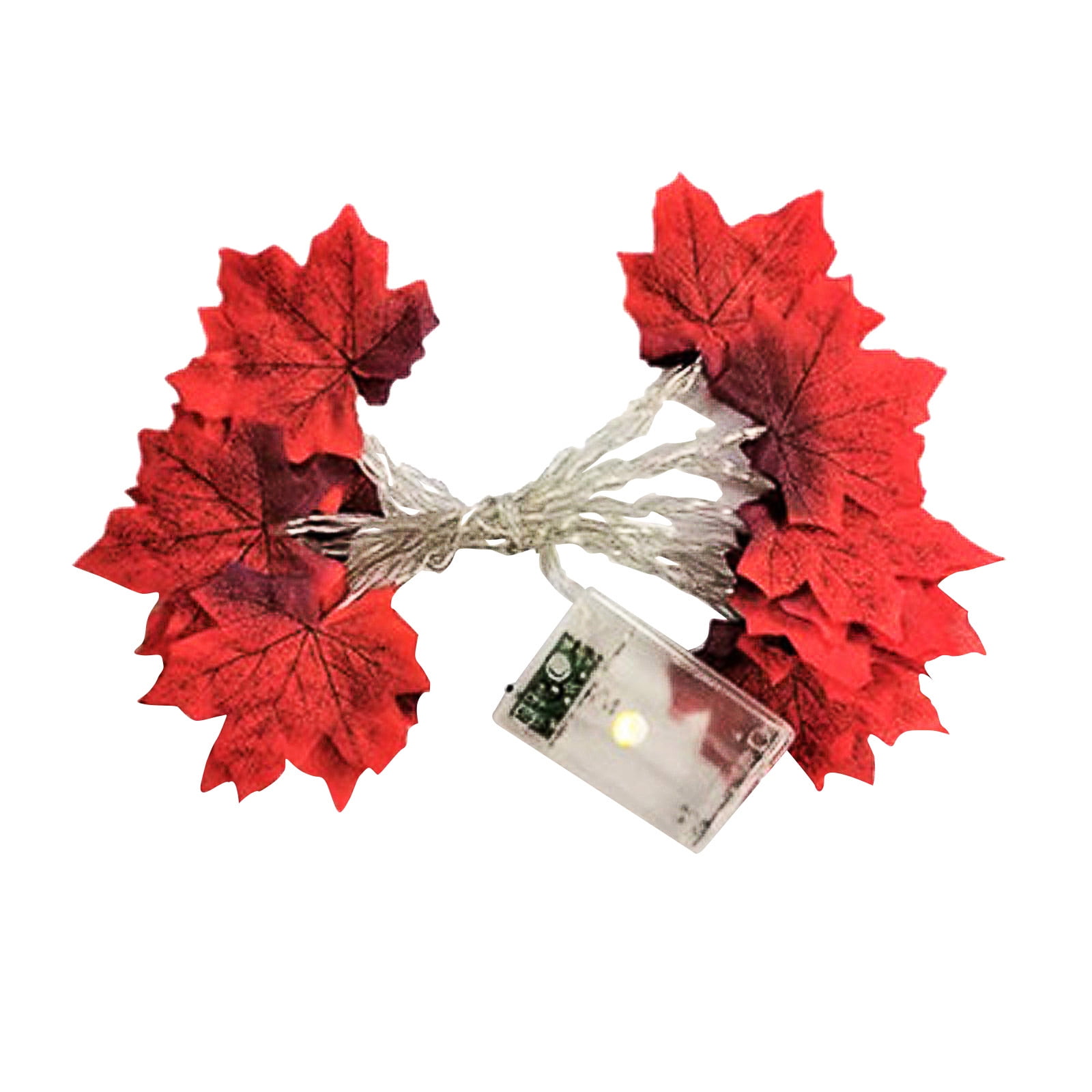 Dengmore Autumn Themed String Lights Thanksgiving LED Simulation maple ...