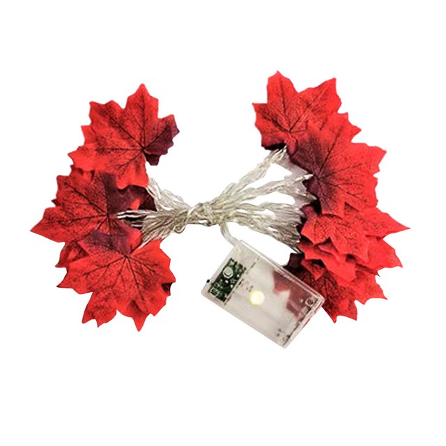 Dengmore Autumn Themed String Lights Thanksgiving LED Simulation maple ...