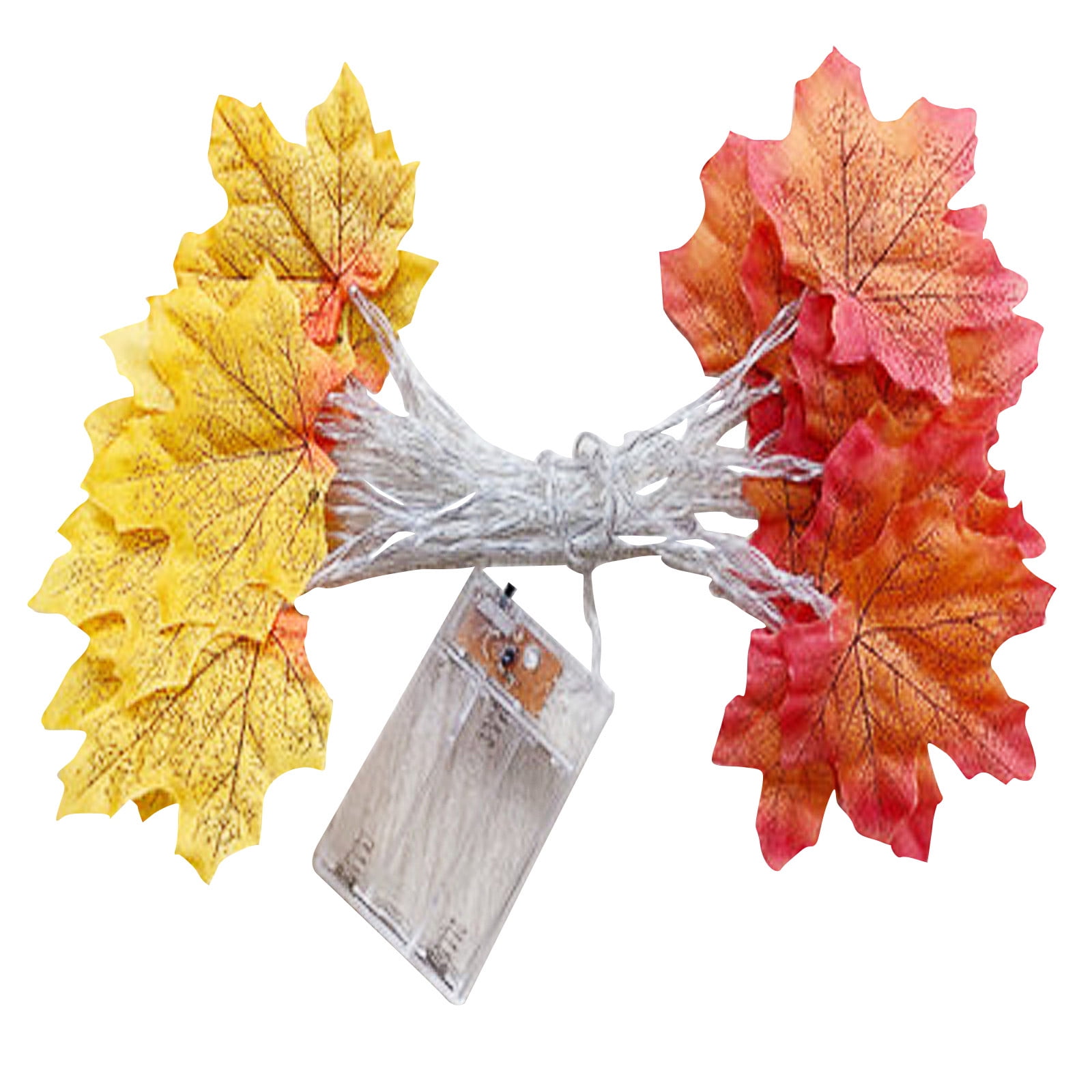 Dengmore Autumn Themed String Lights Thanksgiving LED Simulation maple ...