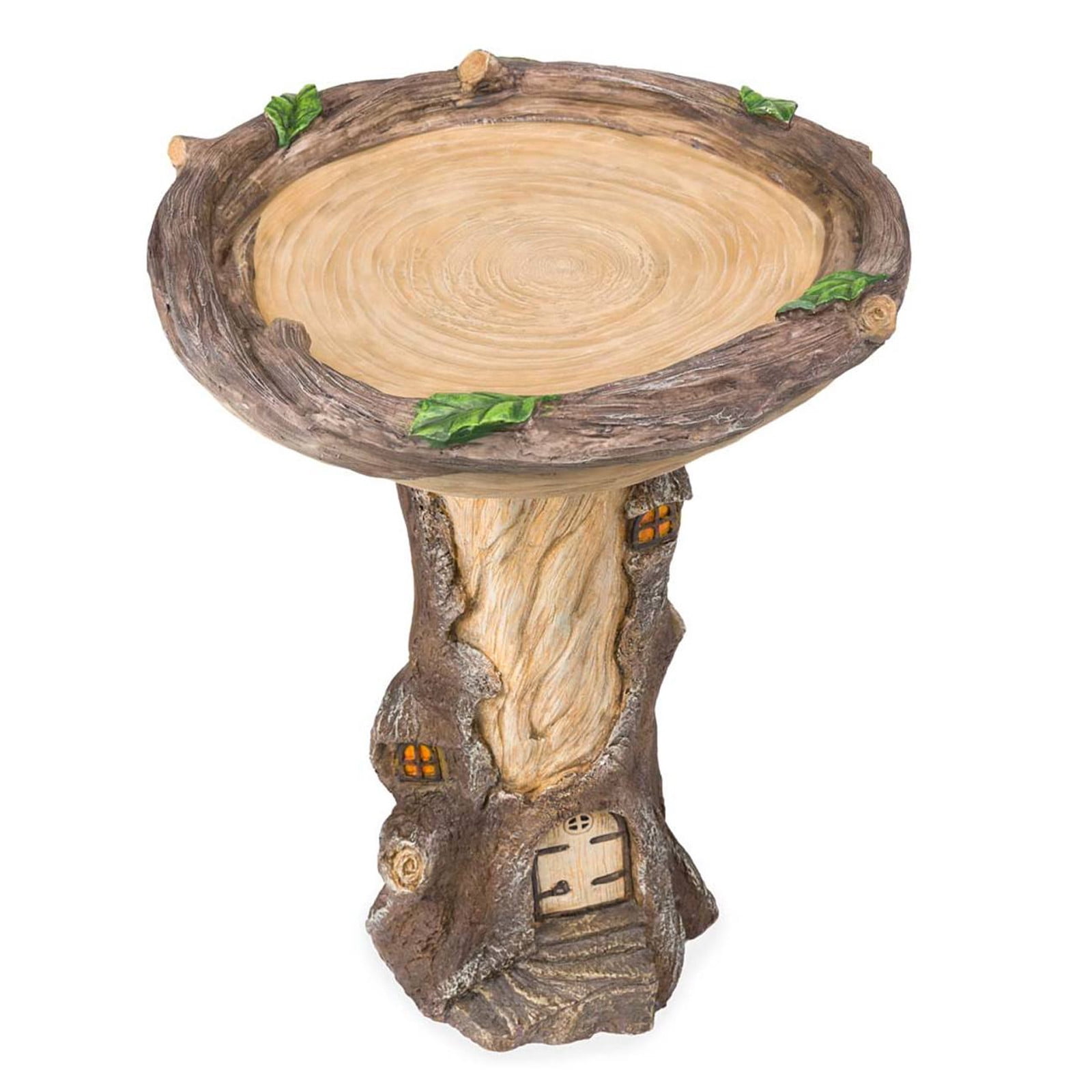 Dengmore Beautiful Sunflower Bird Bath Brown Pedestal Handmade For ...