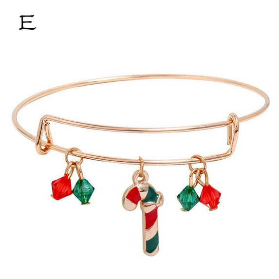 Dengmore Bracelets Christmas Bracelet Girls Holiday Bell Santa ...