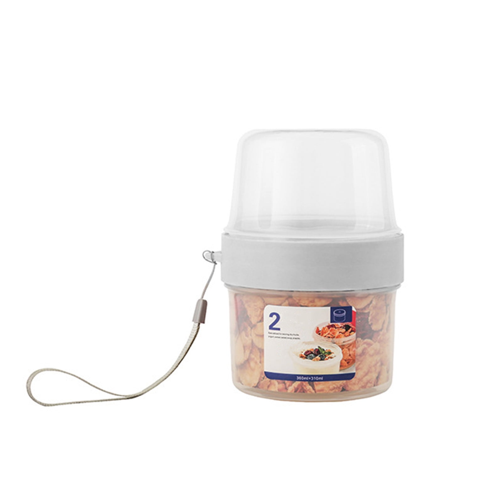 Dengmore Breakfast On The Go Cups Large Capacity Sealed Double Layer ...