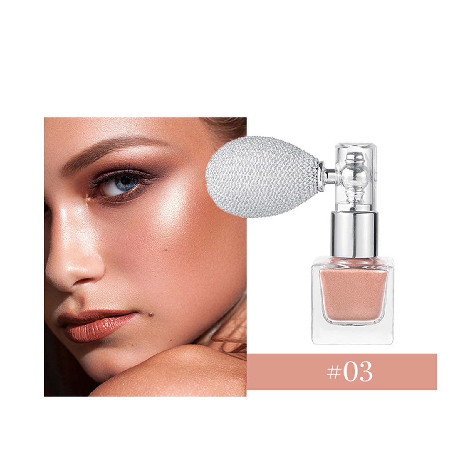 Dengmore Brightening Glitter Spray Body Highlighting Spray Powder Body ...