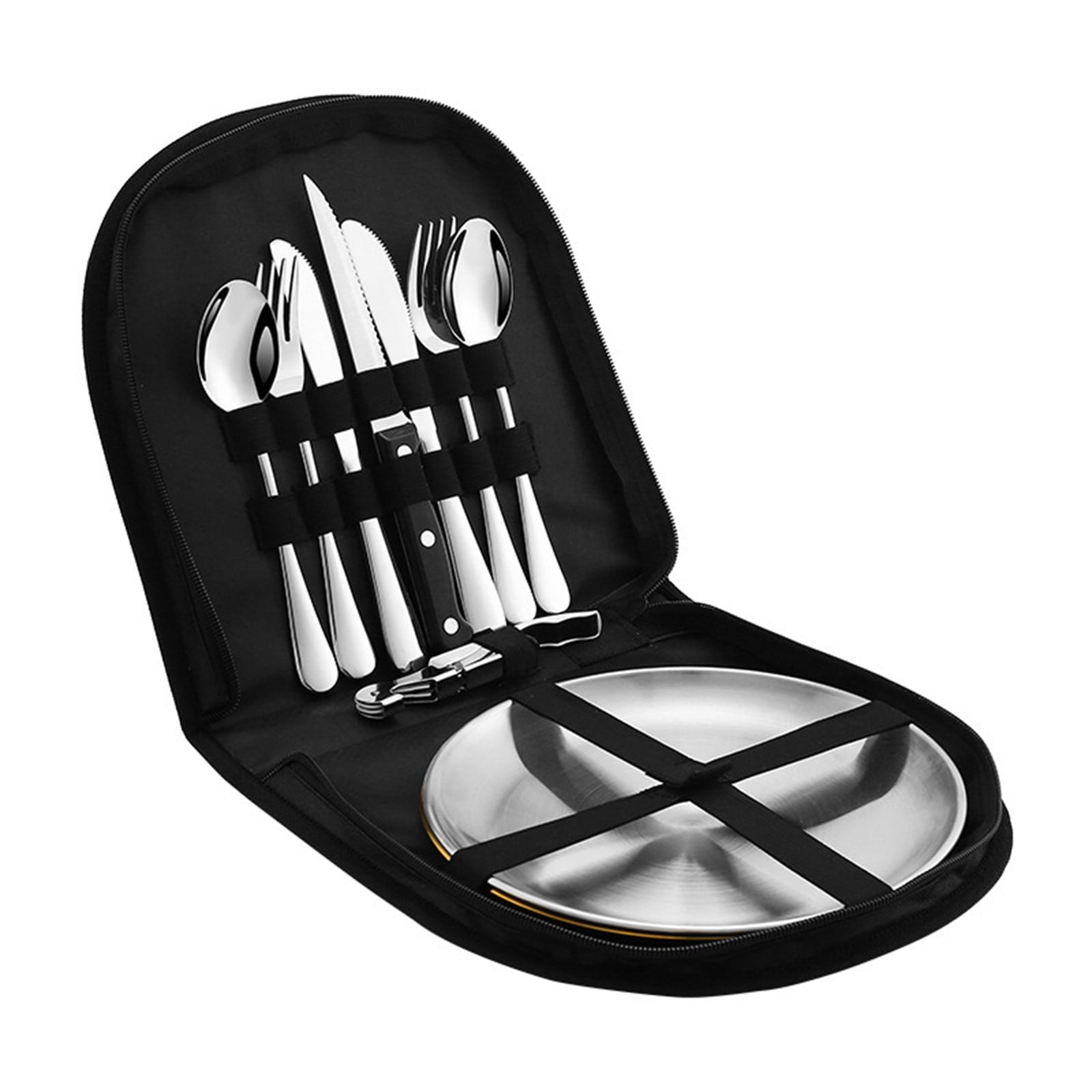 Dengmore Camping Utensil Set Picnic Set 10 Piece Set Stainless Steel ...