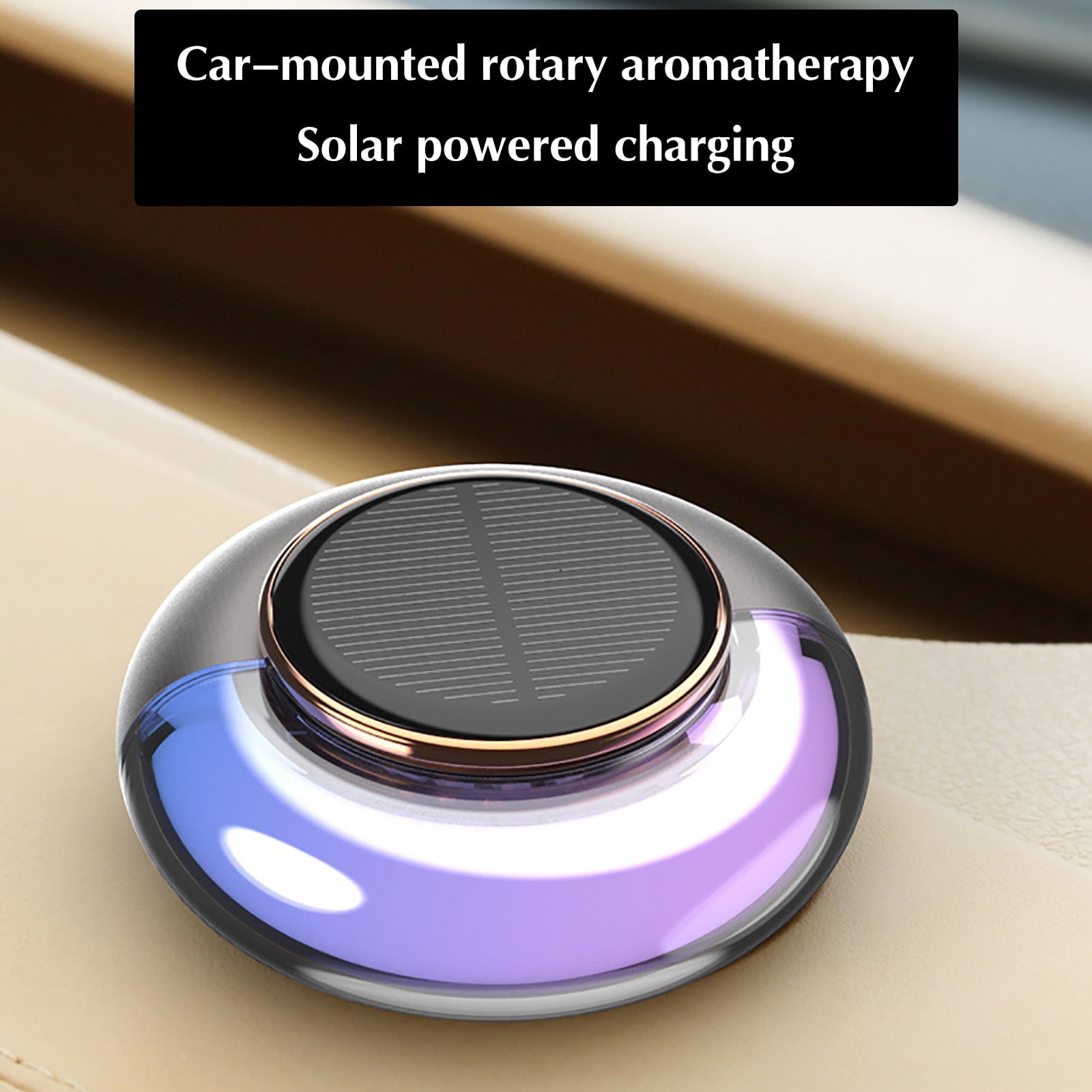 Dengmore Car Aroma Diffuser Light Sense Perfume Car Mounted Rotary ...